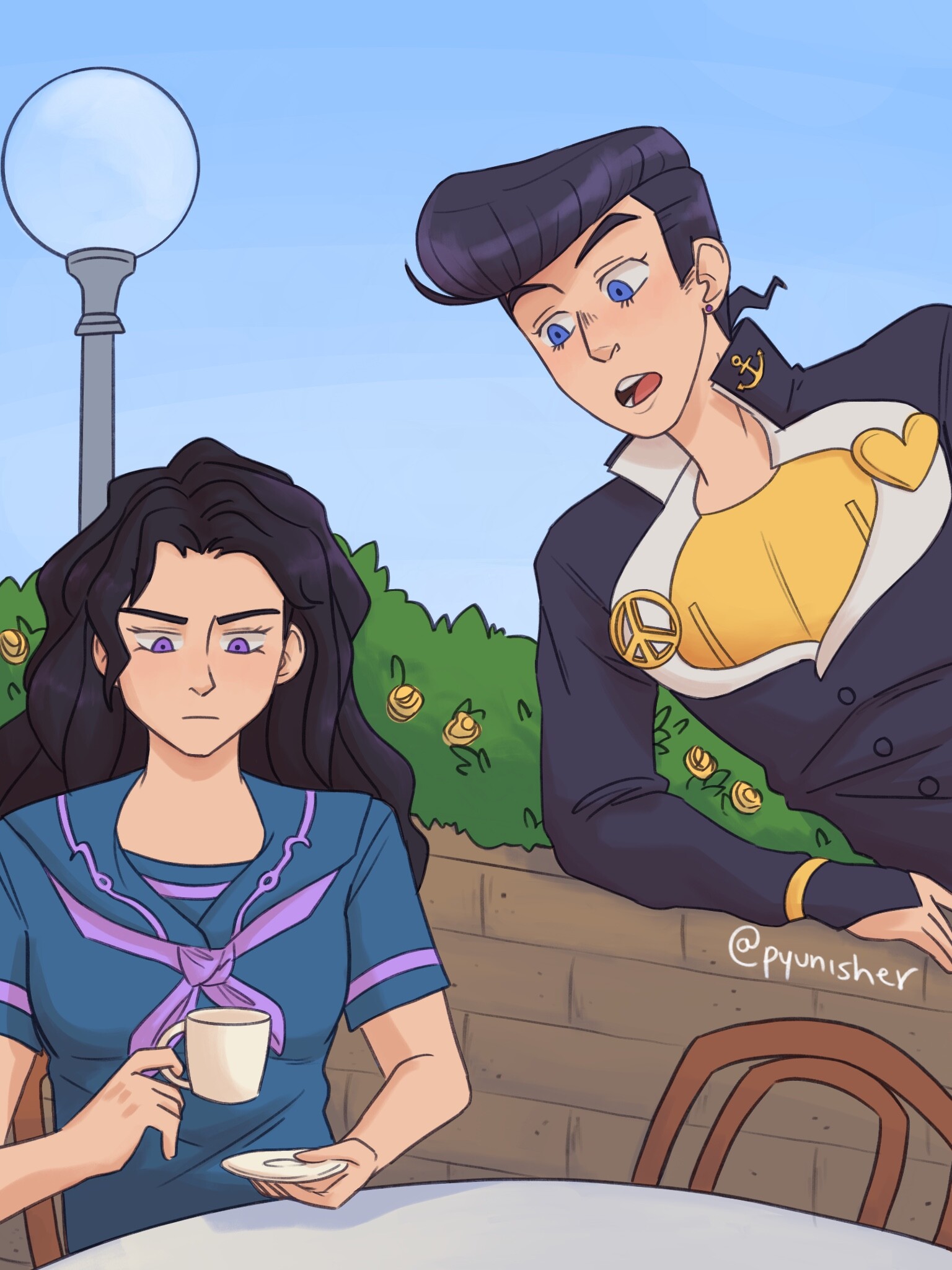 ArtStation - JJBA panel redraw