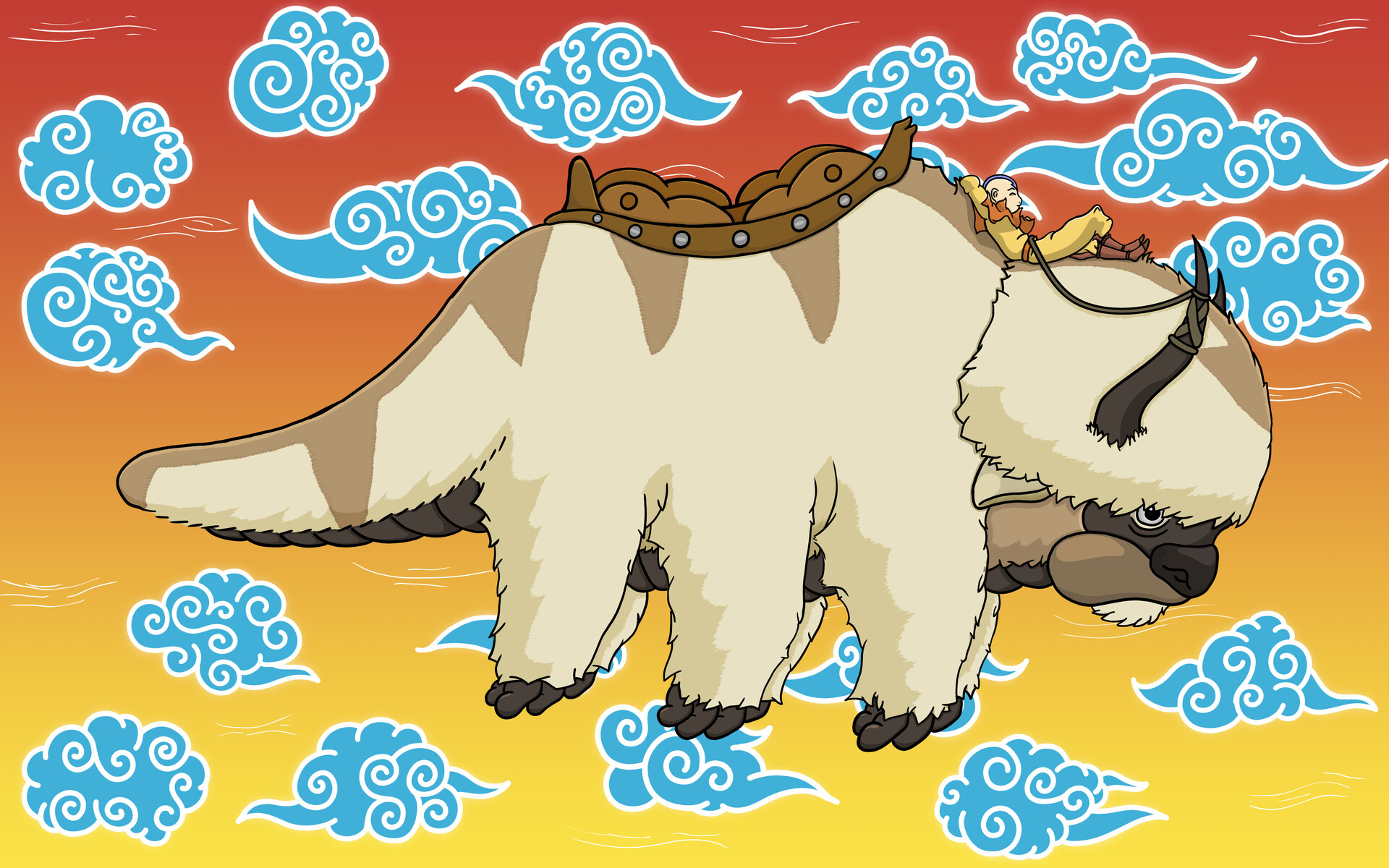 ArtStation - Appa and Aang