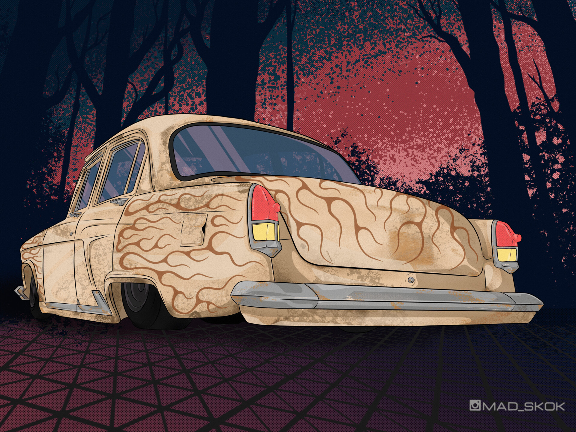 ArtStation - Custom Volga 21 "1953"