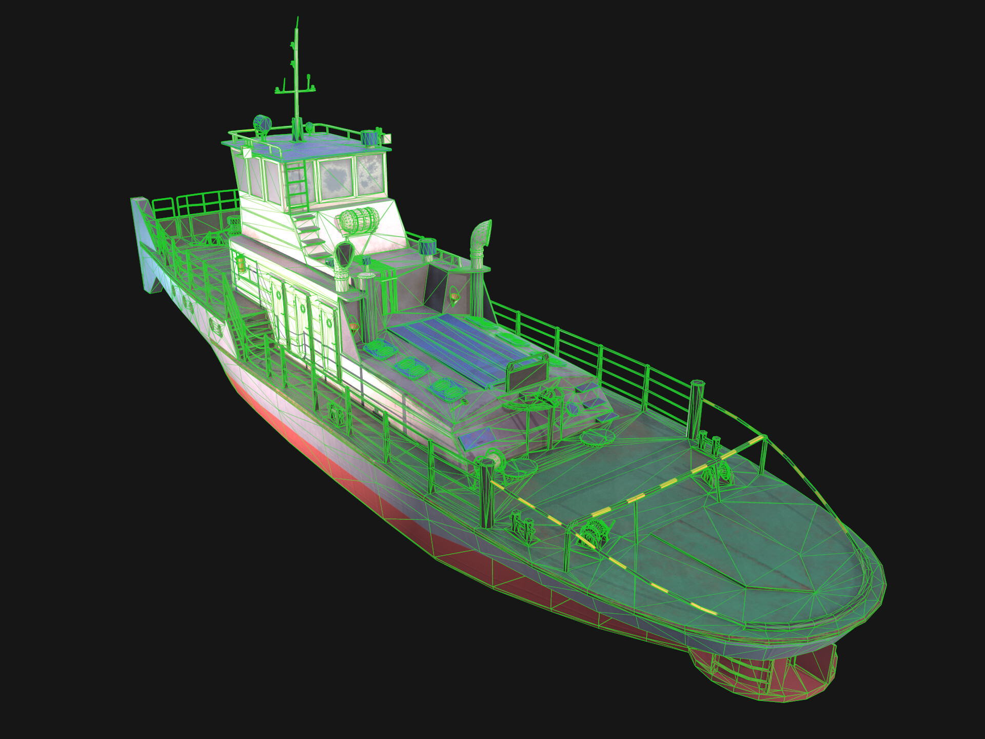 Saber Krauf - Game-Ready soviet tug boat R96