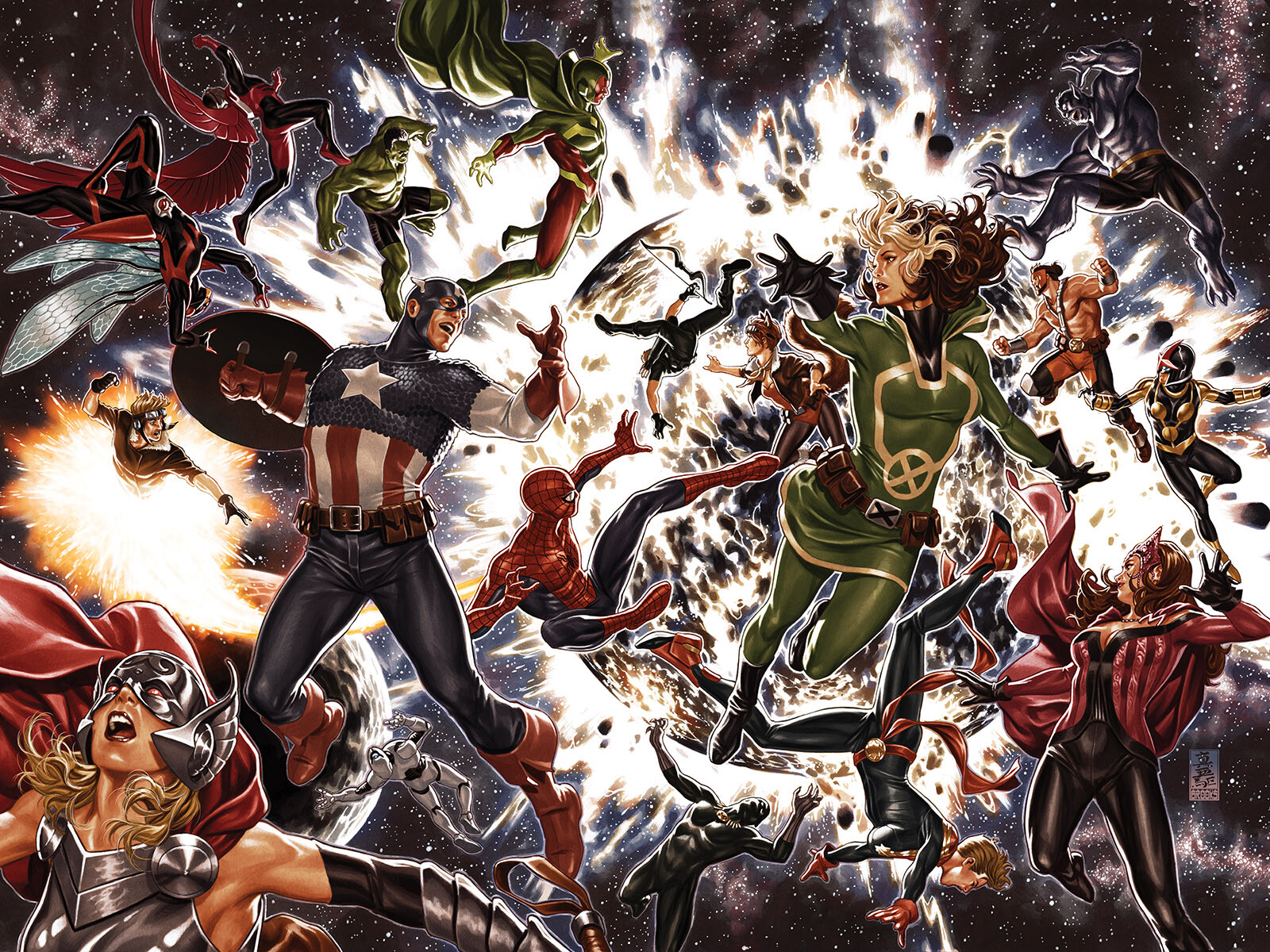 ArtStation - Avengers cover