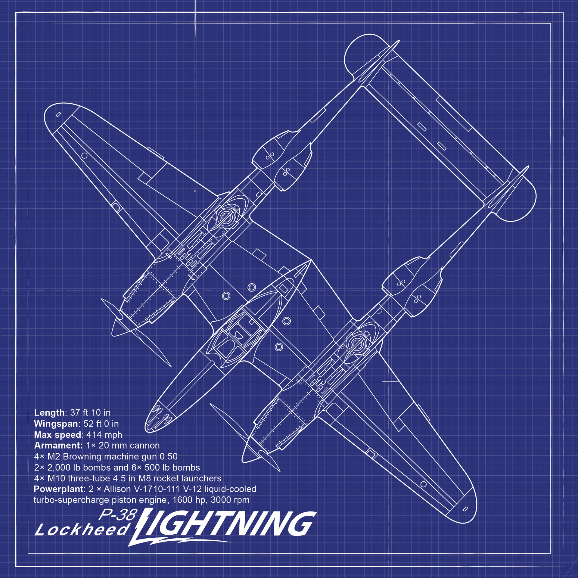 ArtStation - P 38 Lightning