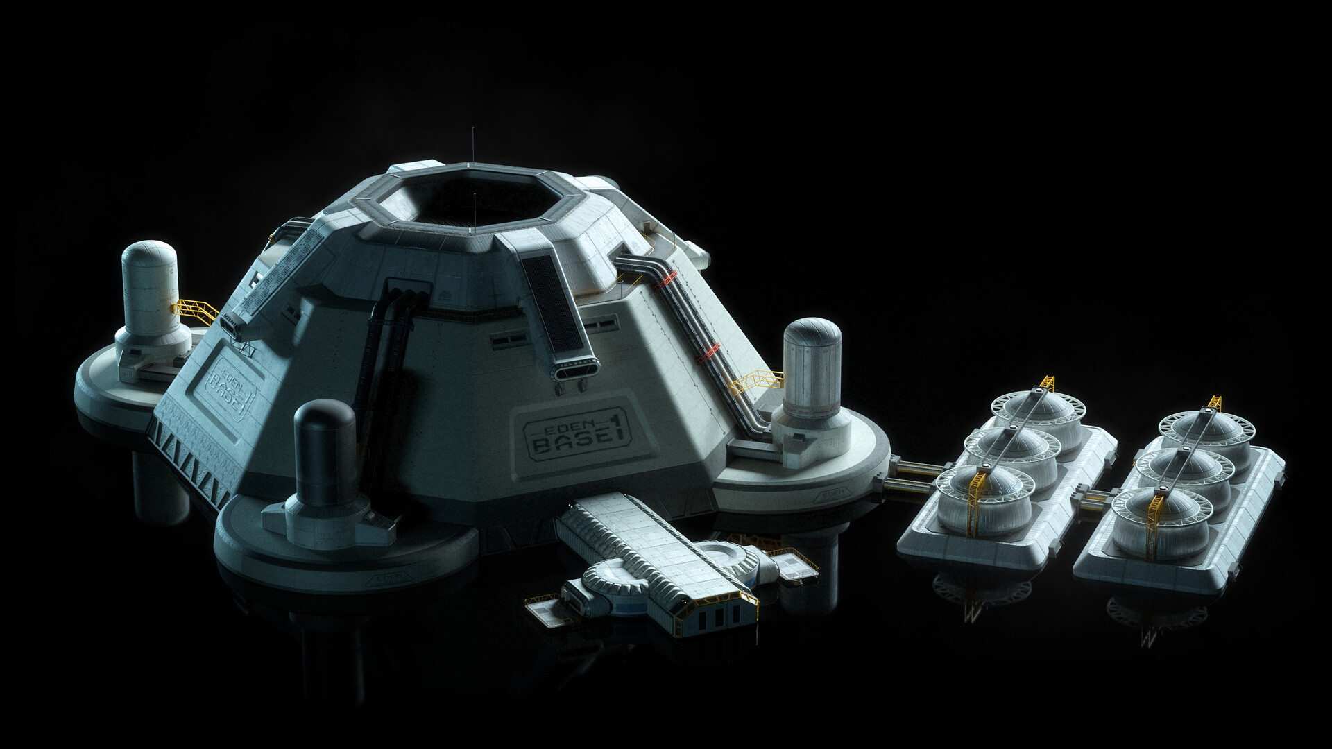 KitBash3D - LUNAR BASE – 3D ASSET KIT