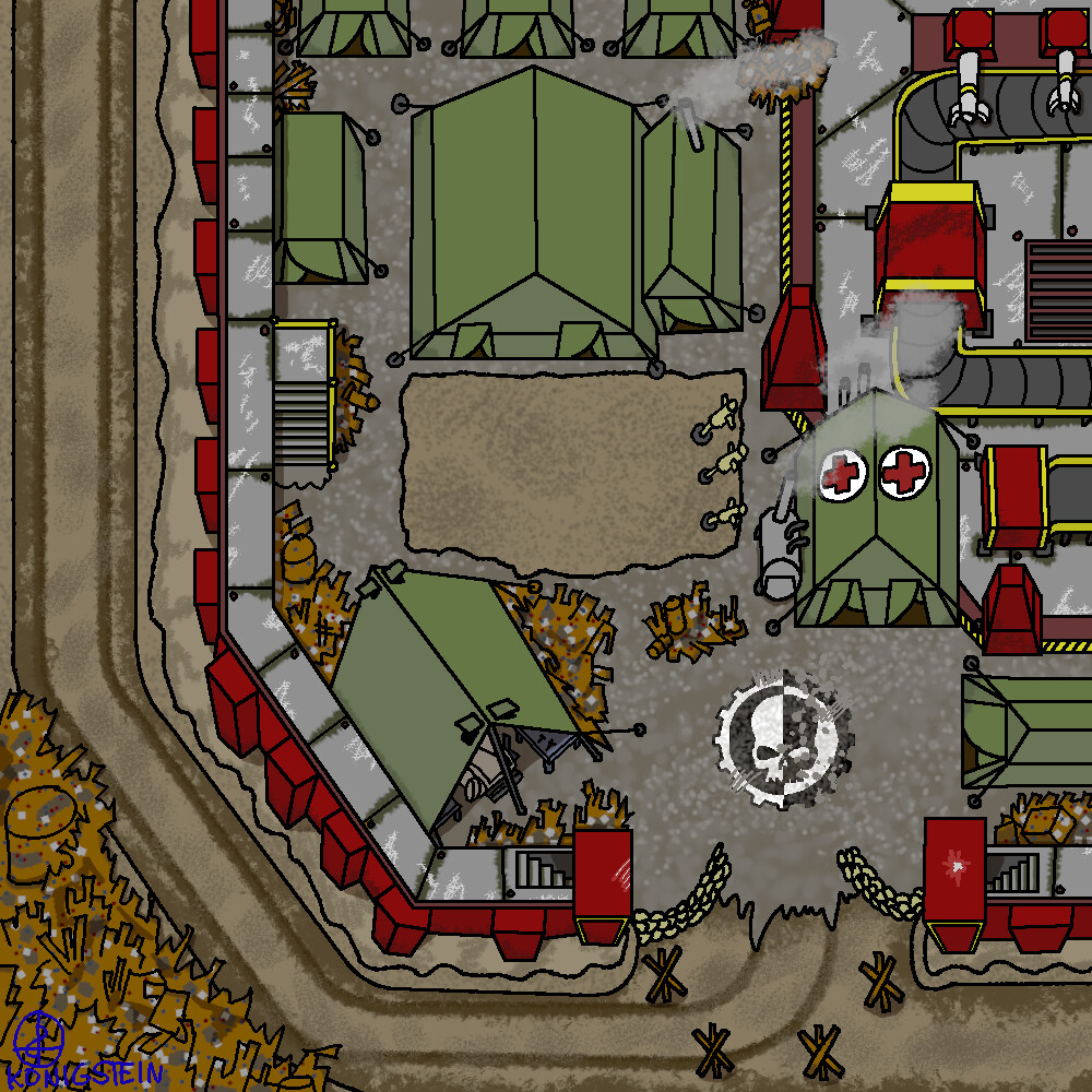 ArtStation - Saphari "Junk Rats" Forward Operating Base