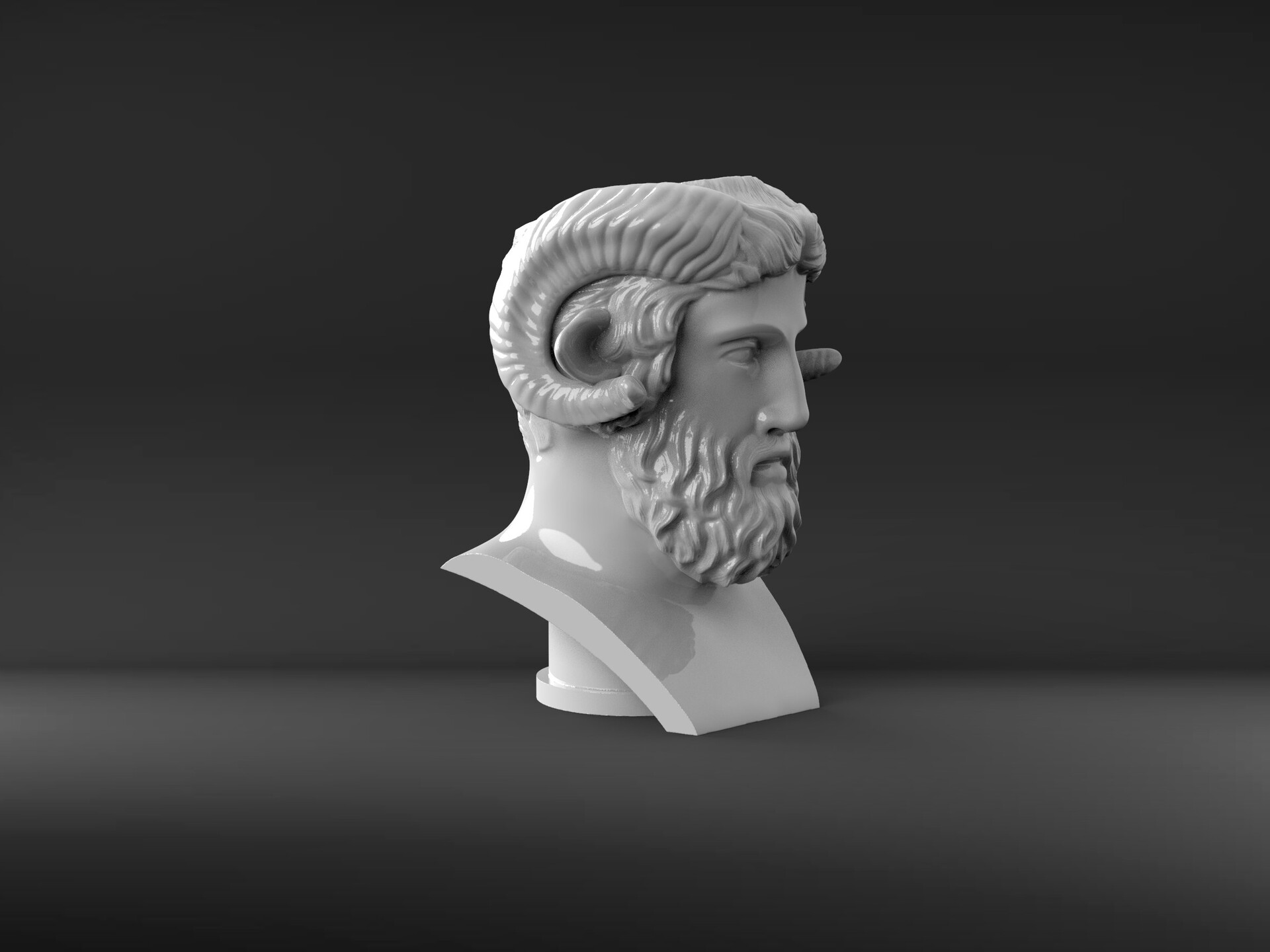 hermes bust stl