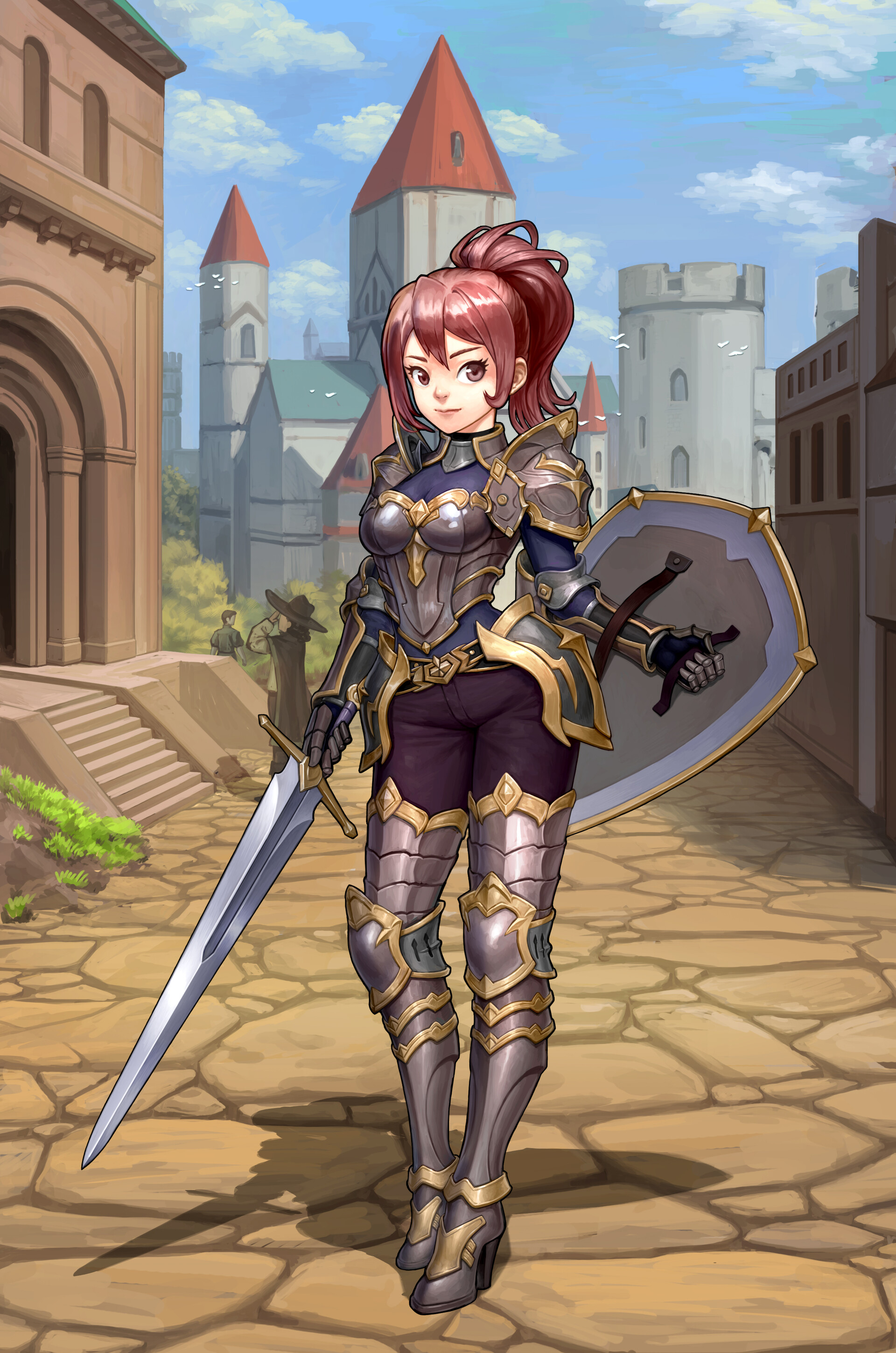 ArtStation - Girl Knight