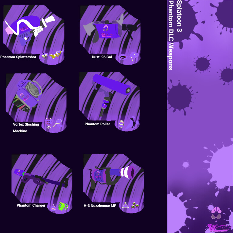 ArtStation - Splatoon 3: DLC weapons