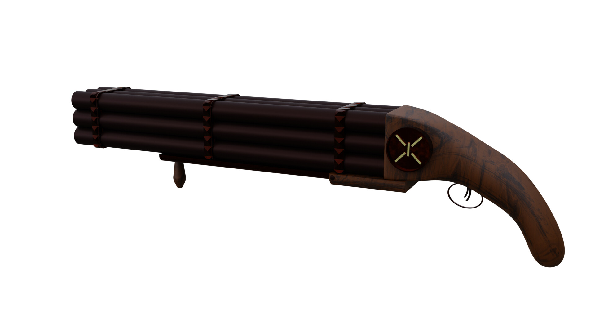 ArtStation - A 9 barreled shotgun