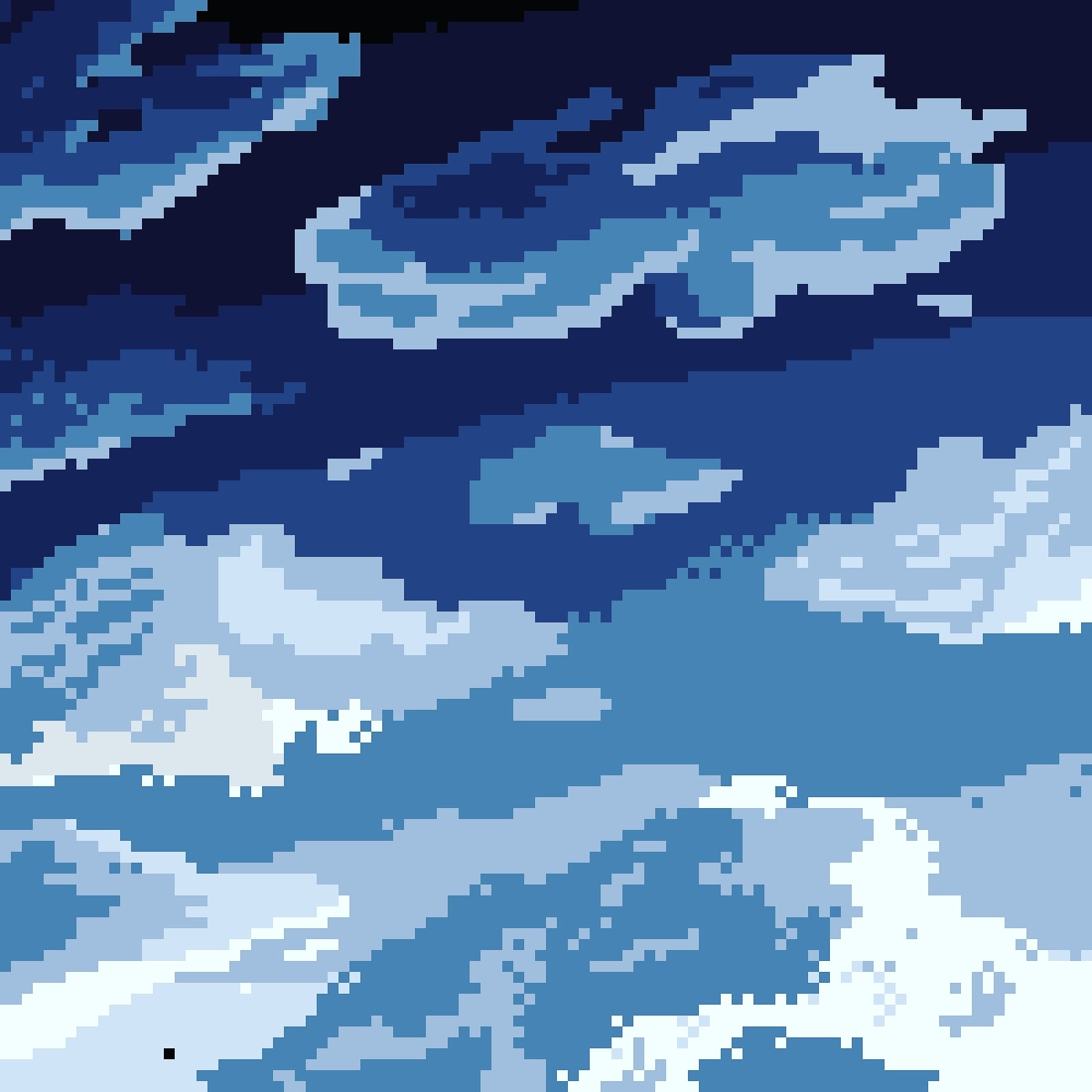 ArtStation - Pixel clouds