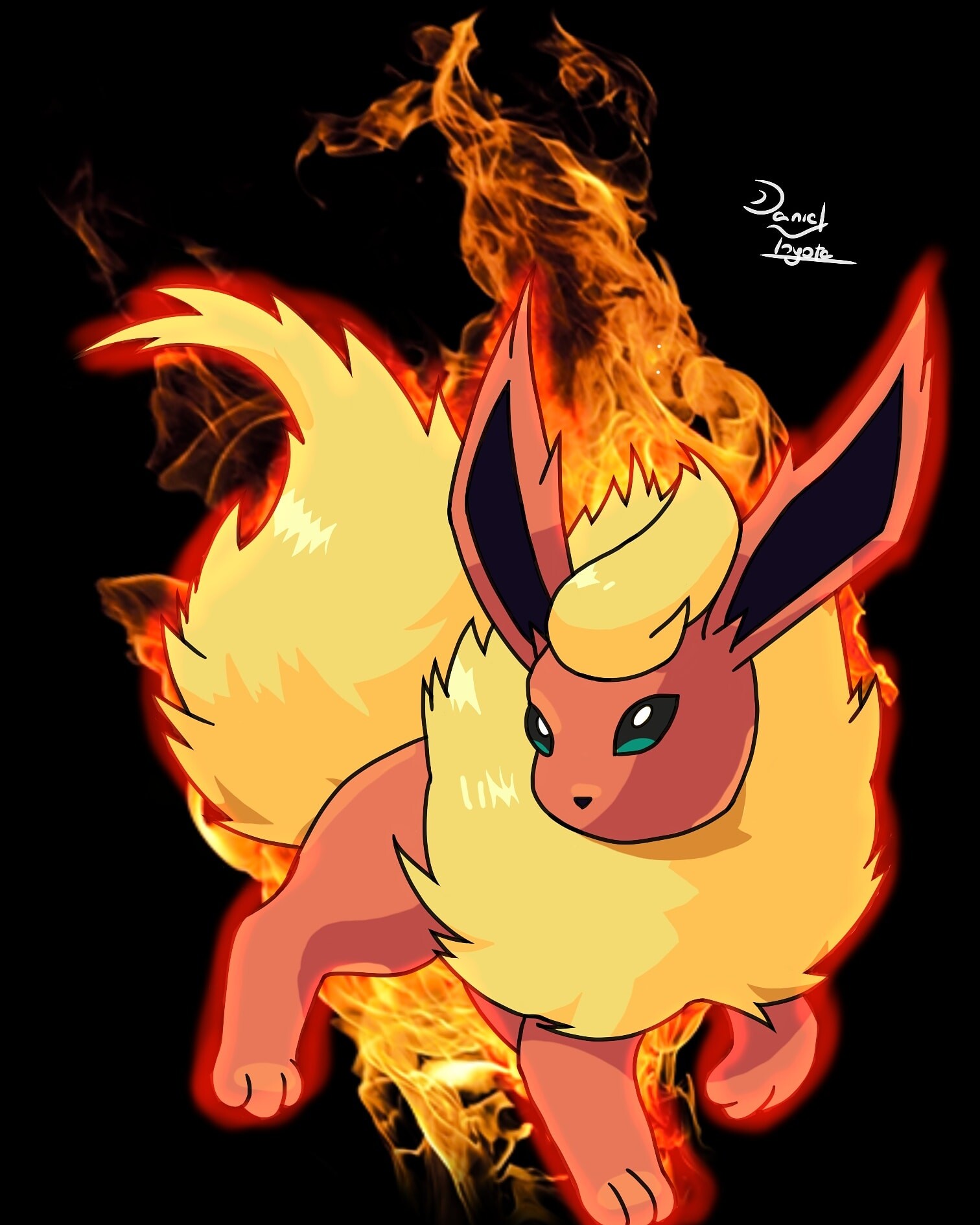 ArtStation - Flareon - Pokémon
