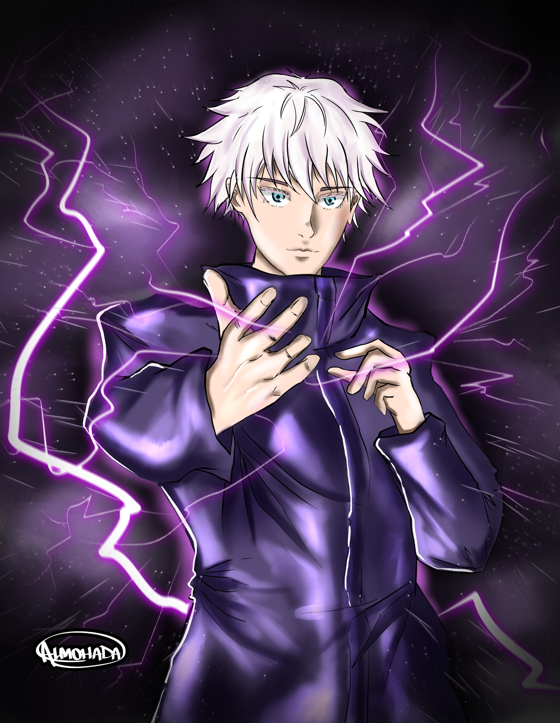 ArtStation - SATORU GOJO - HOLLOW PURPLE