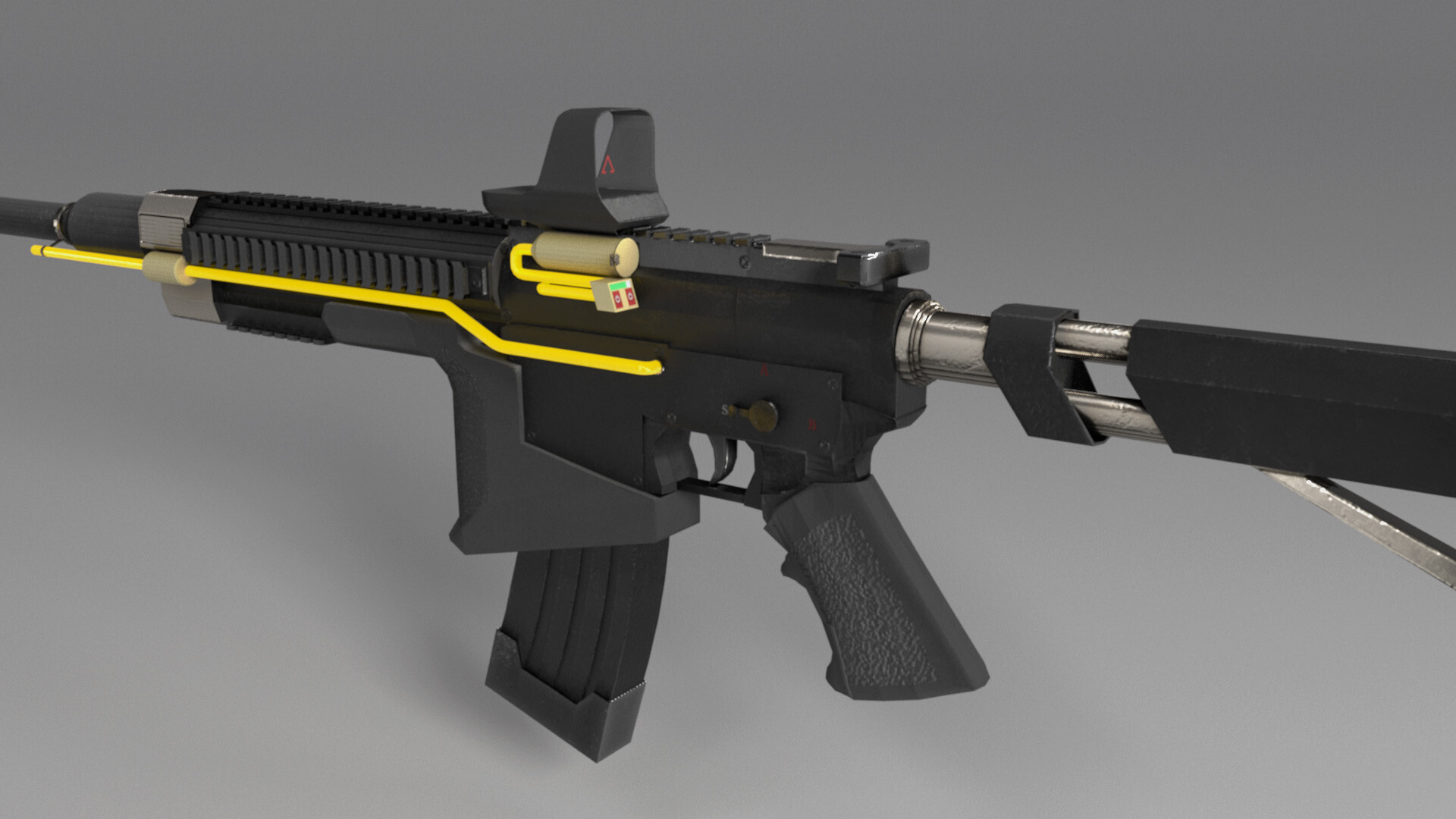 ArtStation - Charging Rifle