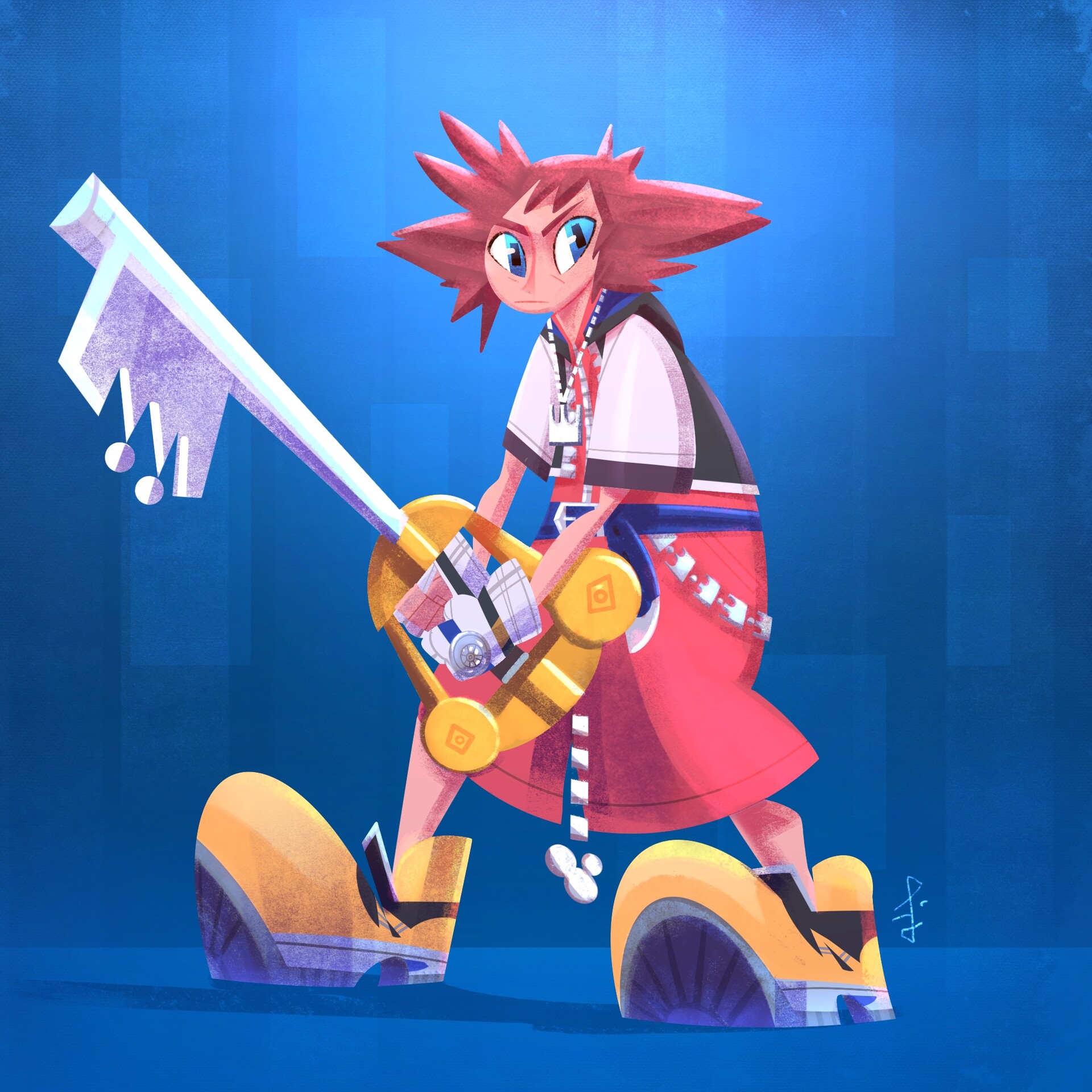 ArtStation - Kingdom Hearts - Sora