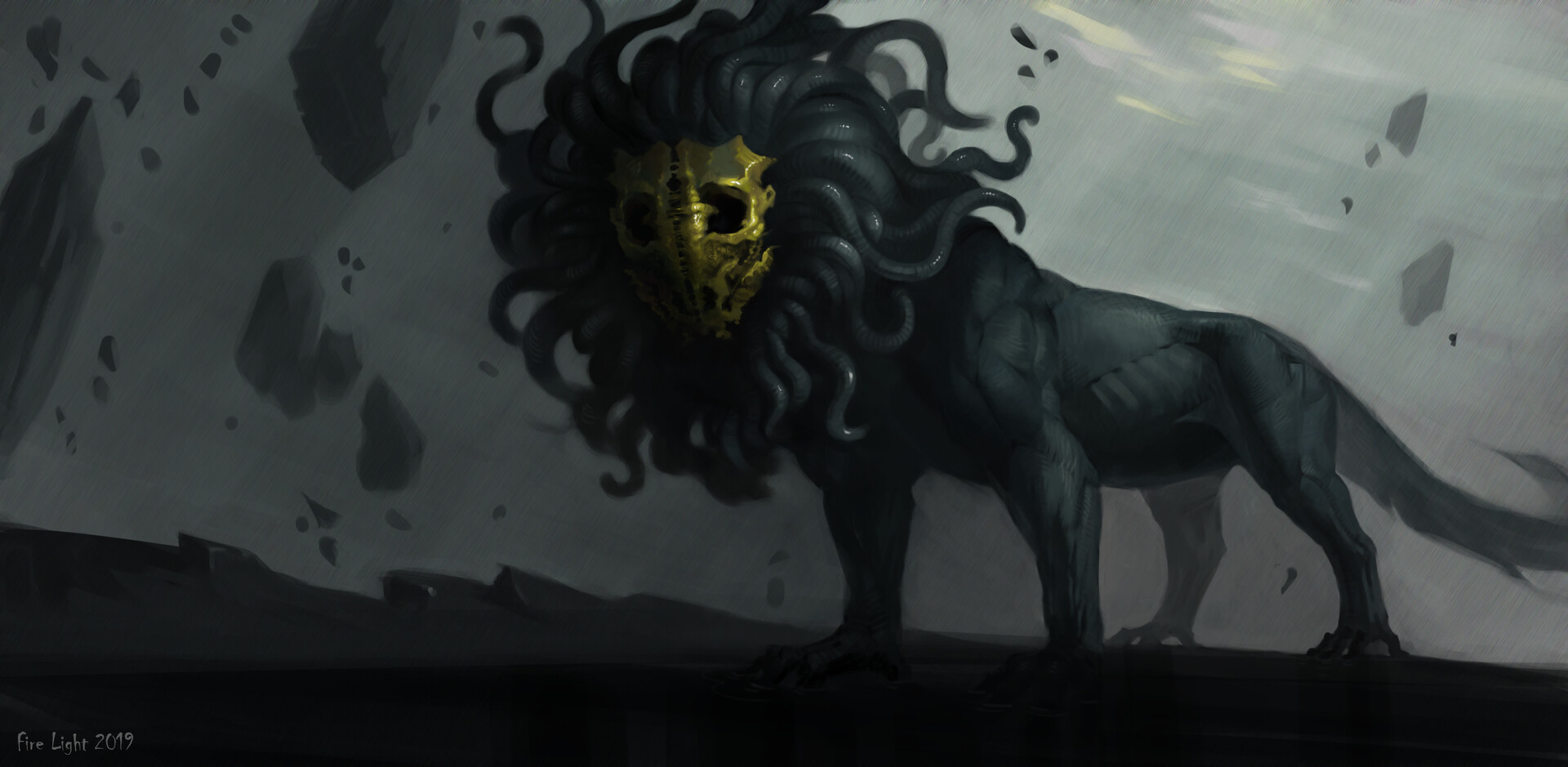 ArtStation - Death Stranding Lion