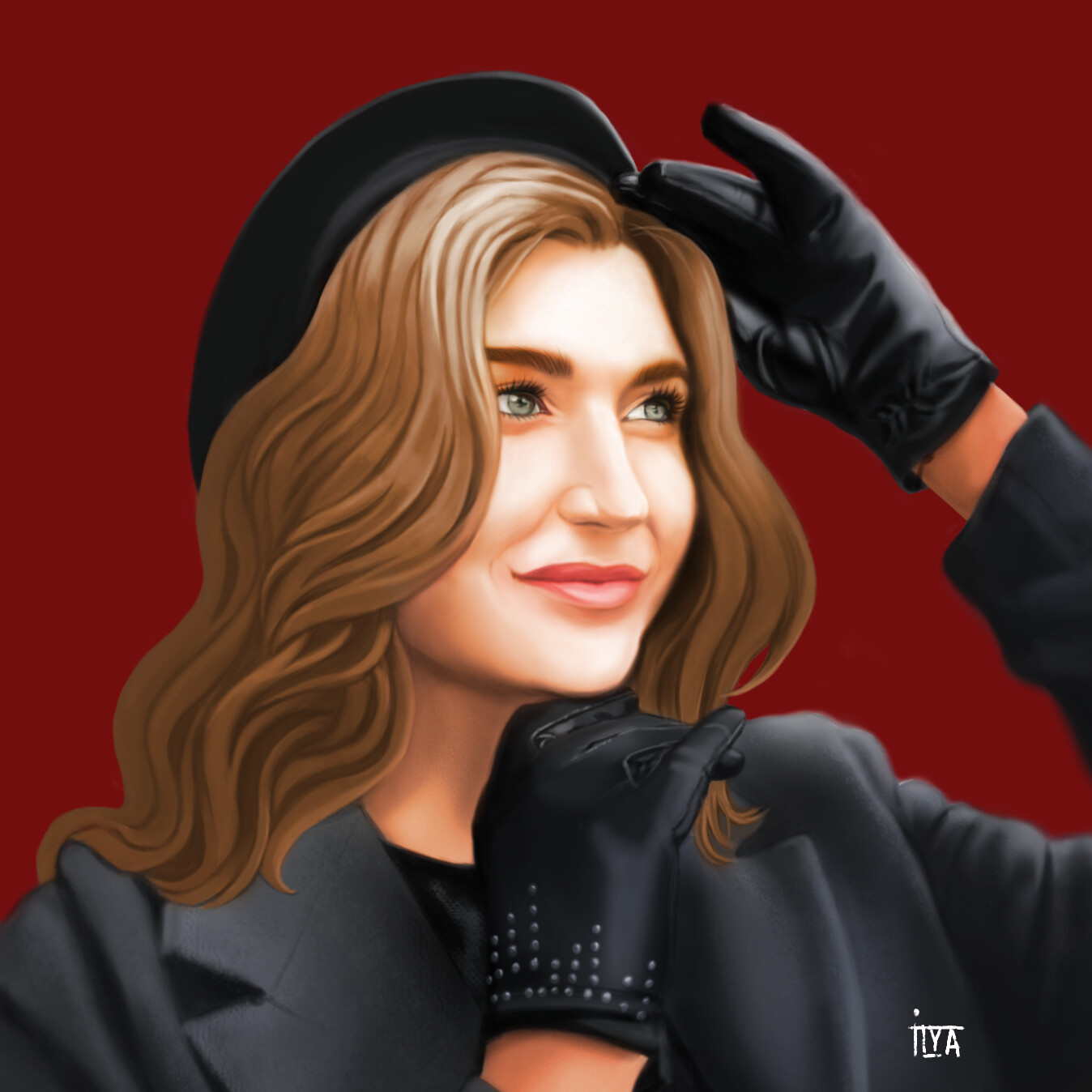 ArtStation - Digital portret of Maria