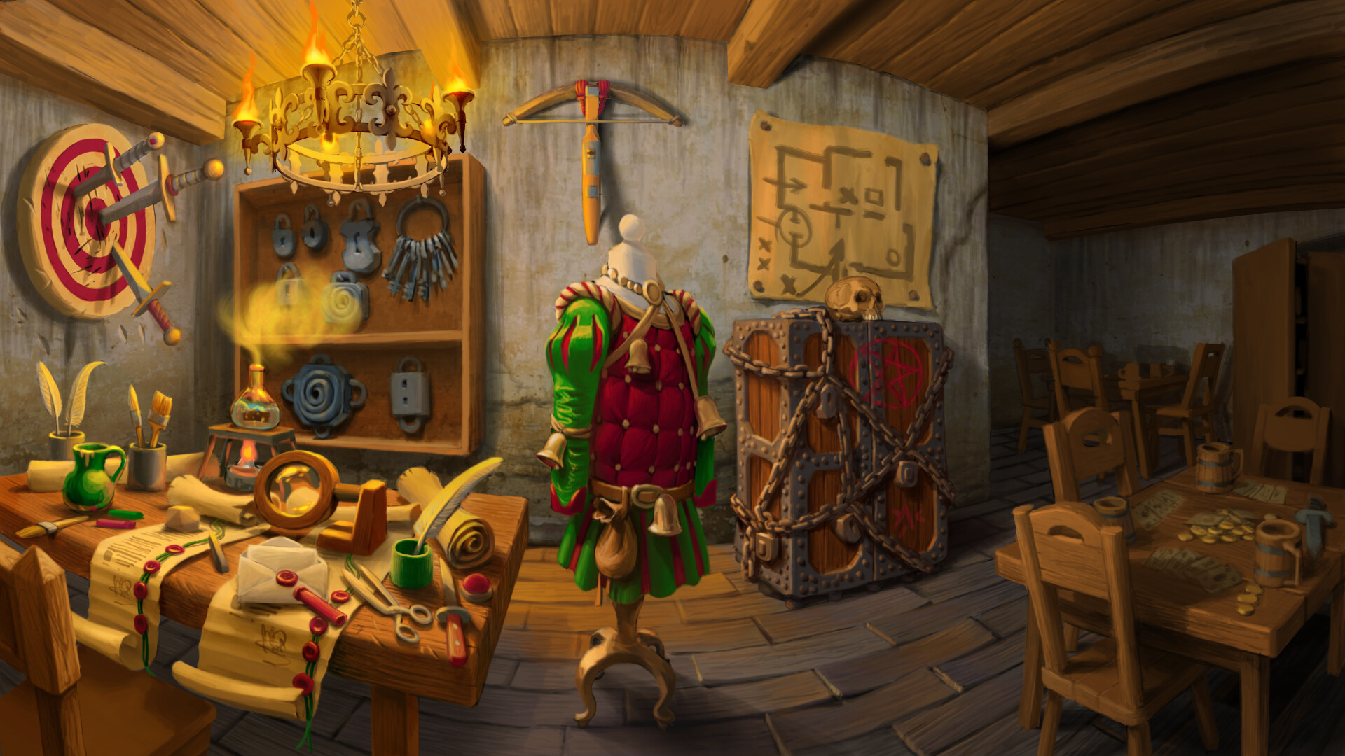 ArtStation - 2020 Robber's hideout