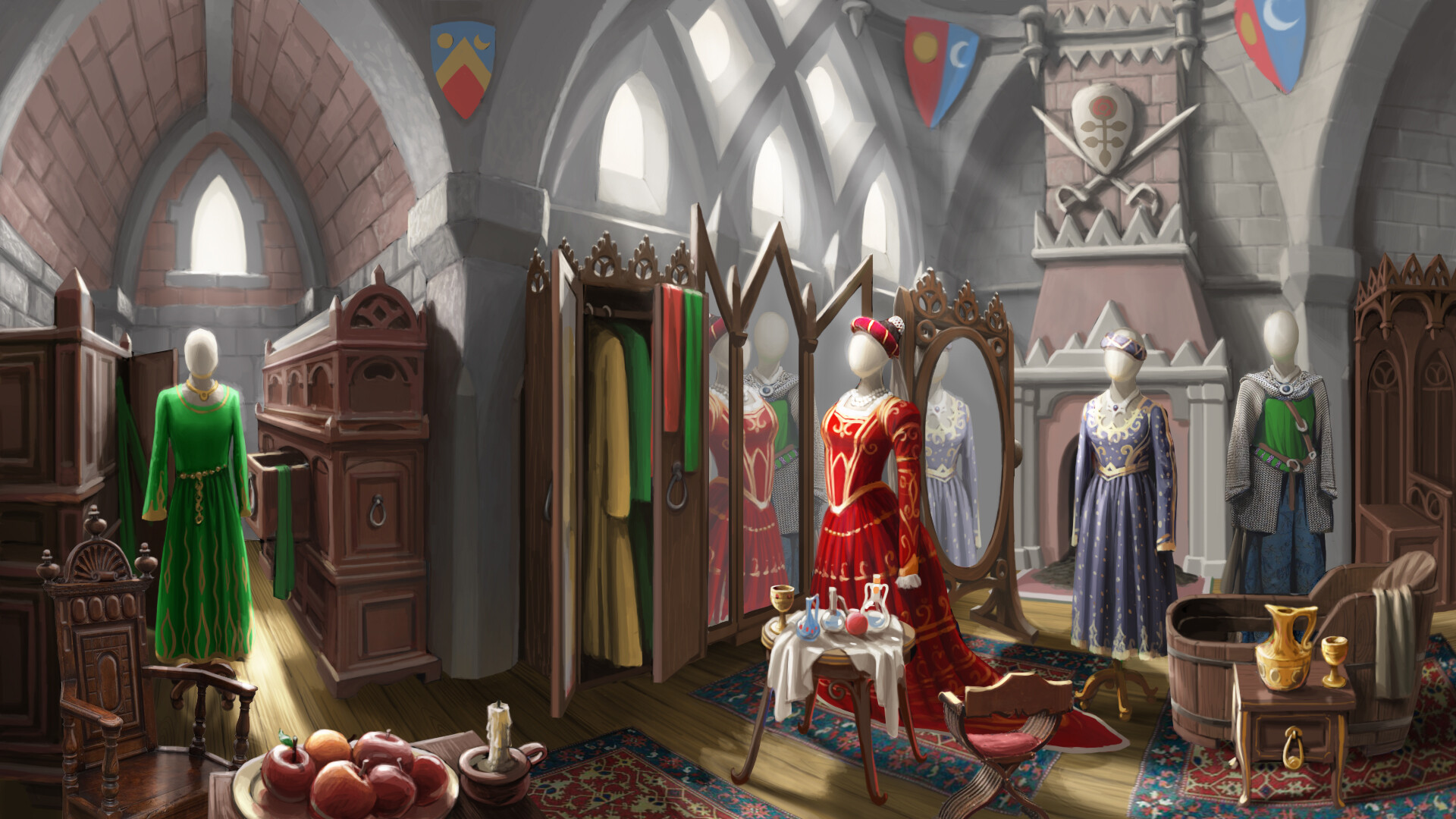 ArtStation - 2020 Dressing room