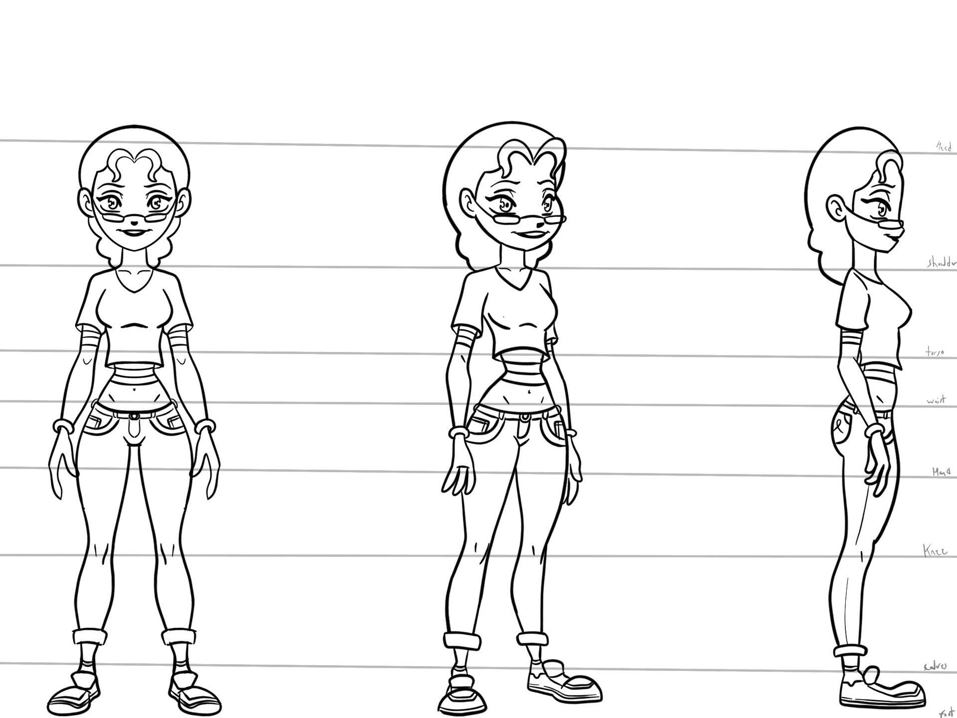 ArtStation - Character turnaround