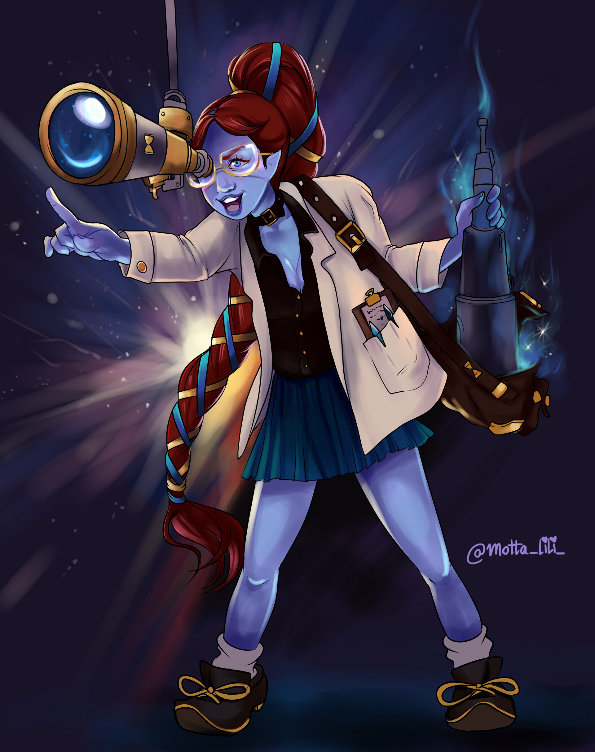 ArtStation - Dahlia the scientist