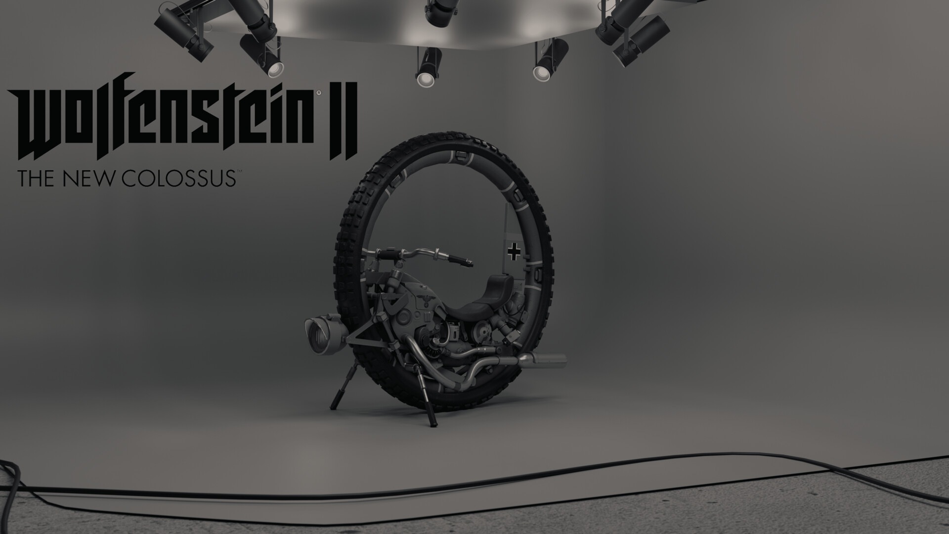 ArtStation - Wolfenstein Monocycle fan art