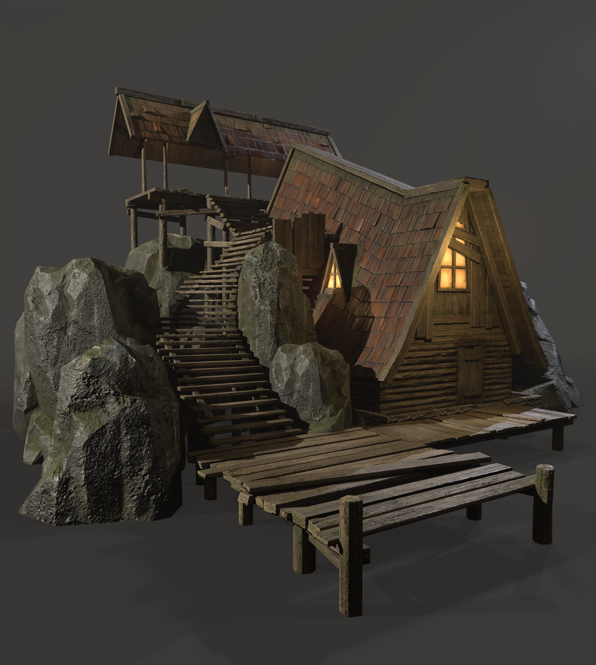 ArtStation - House by the River