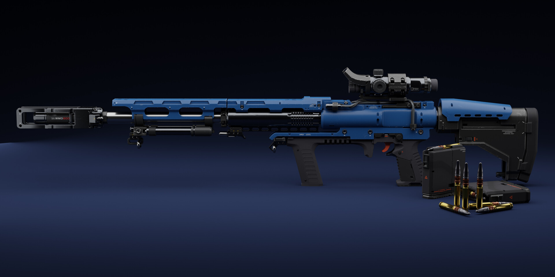 ArtStation - Futuristic Gun