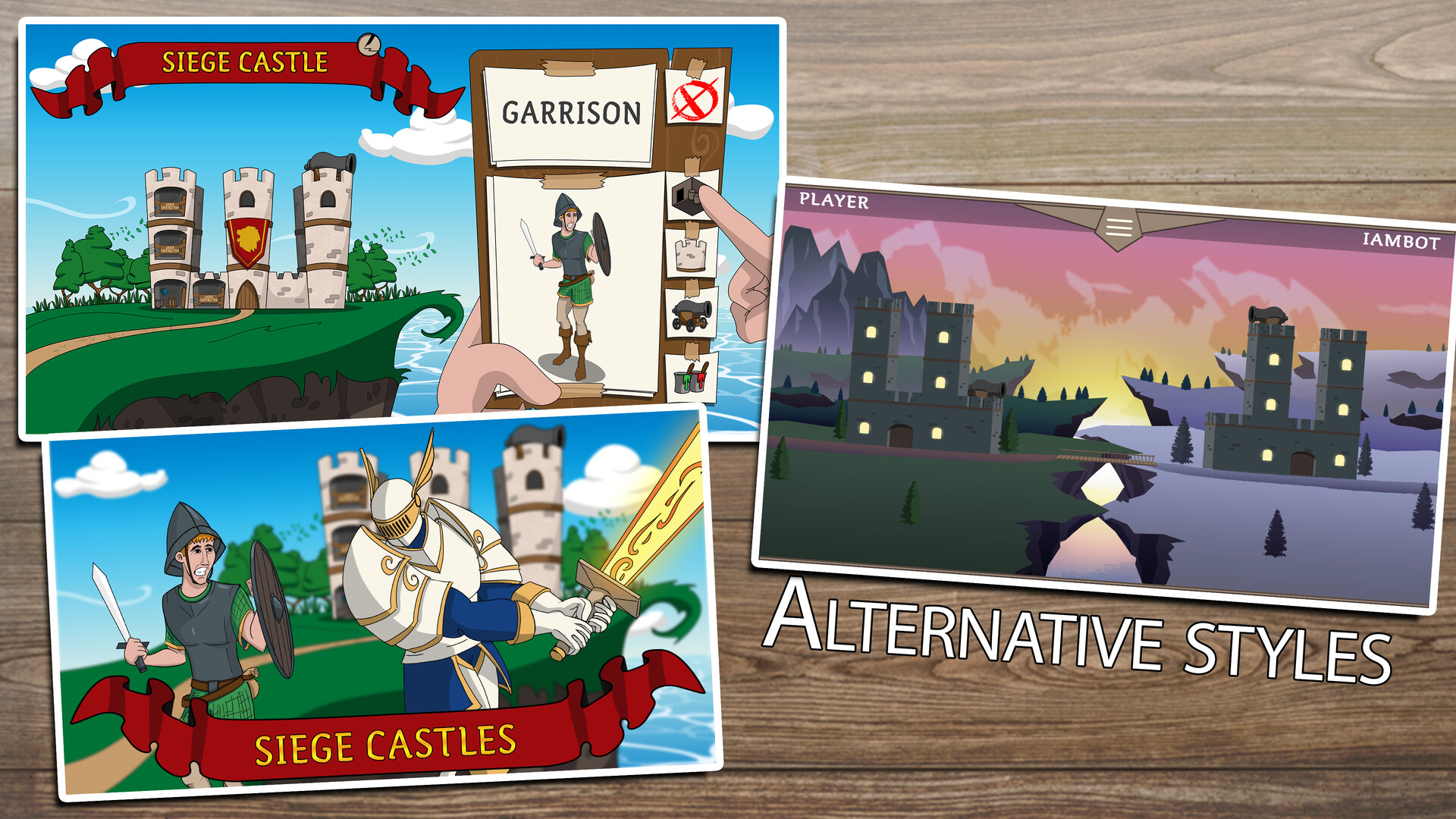 ArtStation - Siege Castles concept / alternative style