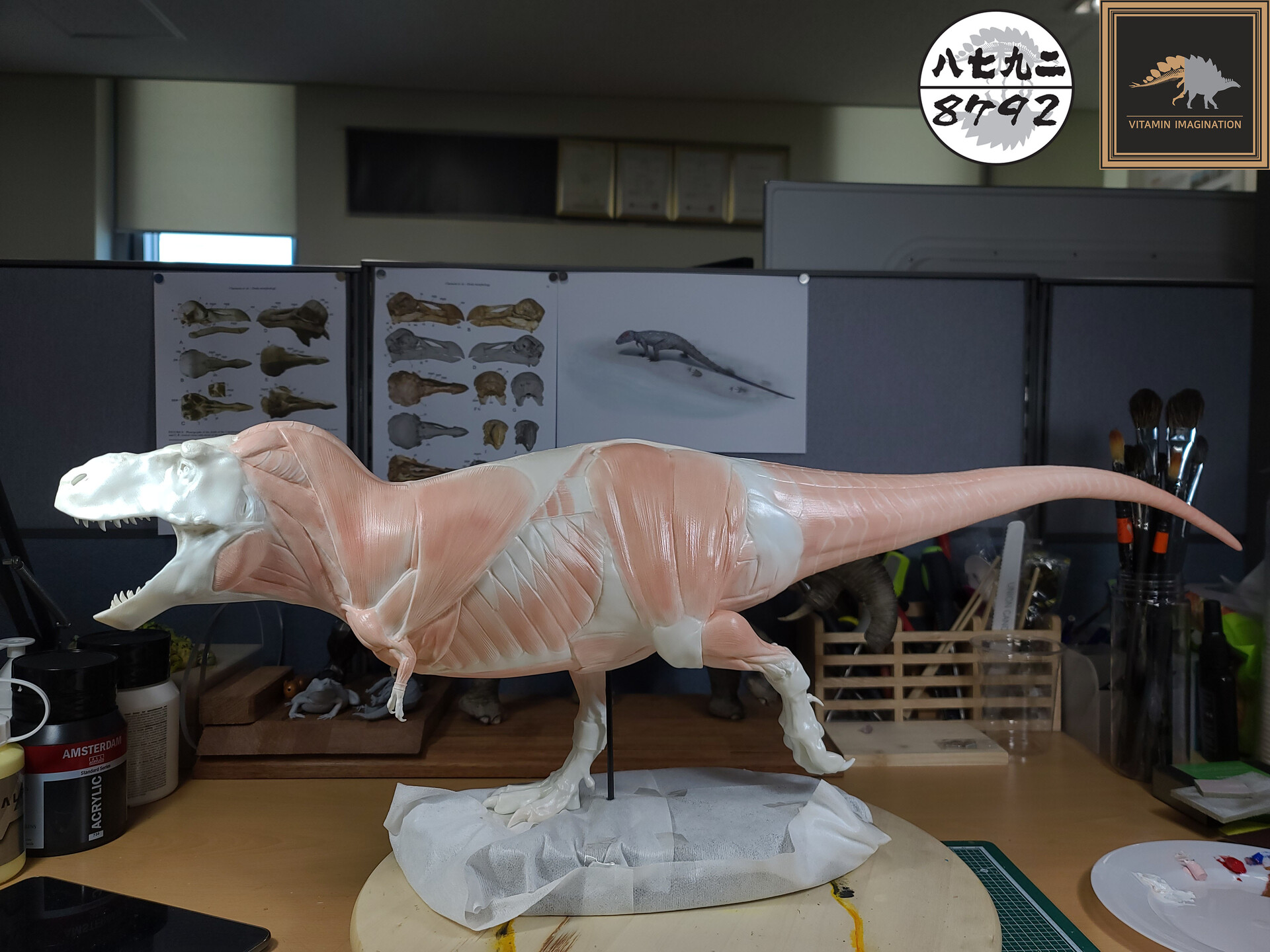 Vitamin Imagination - Tyrannosaurus rex Anatomy model completed