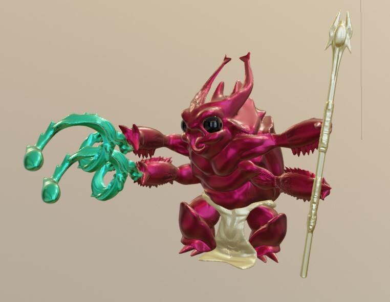 ArtStation - Pygmy Beetlefolk Mage