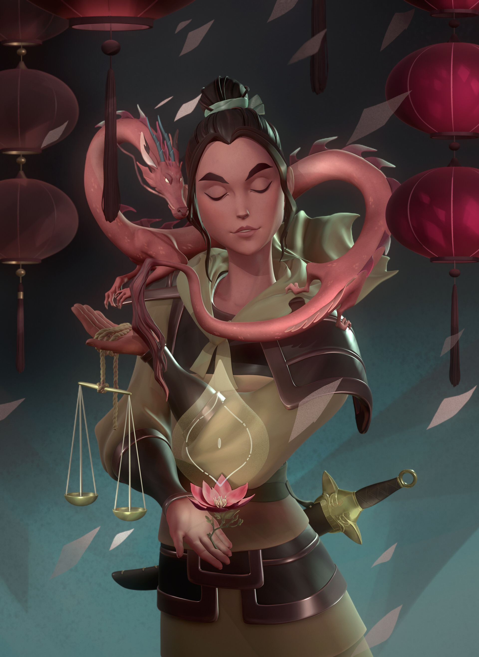 ArtStation - Hua Mulan