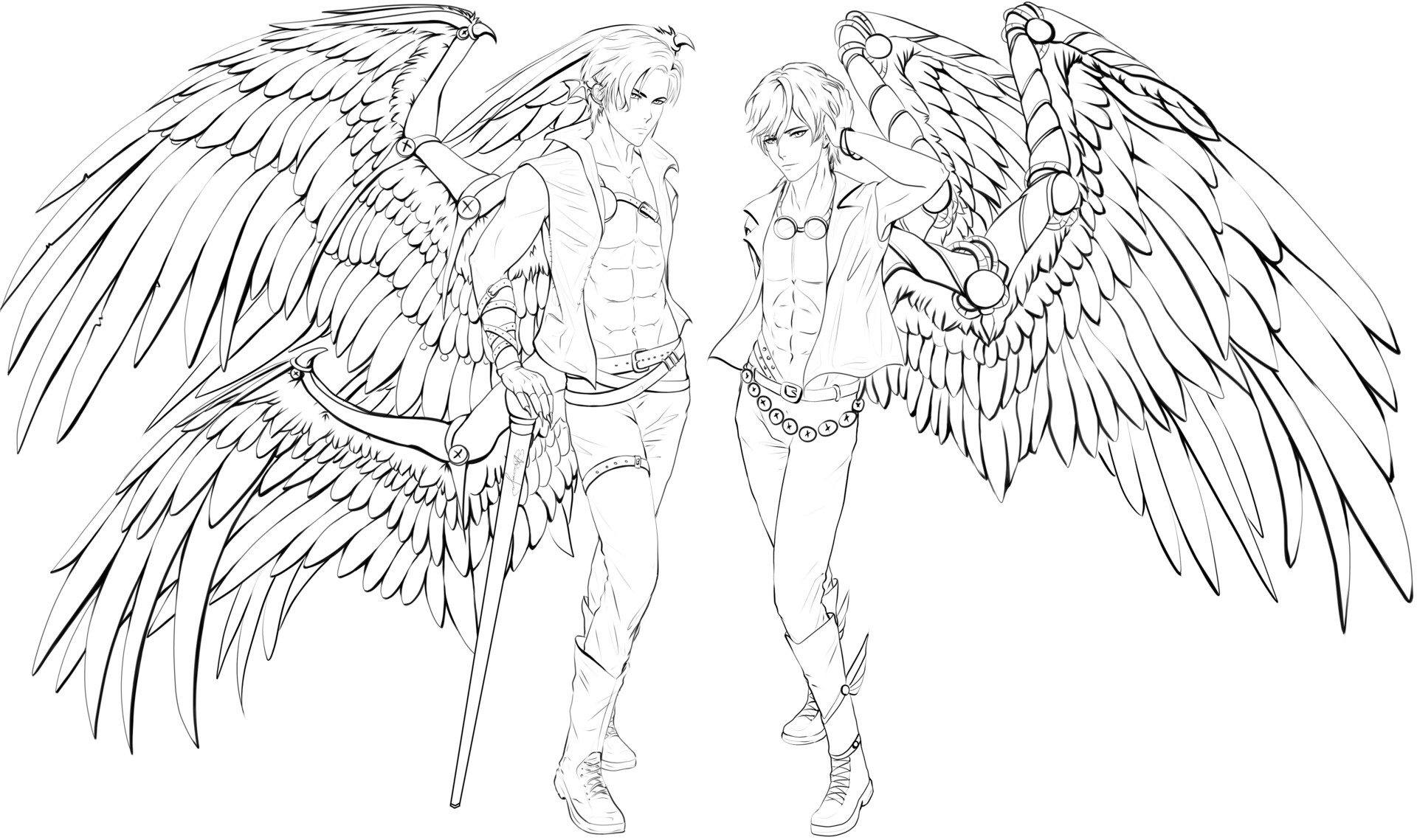 obey me coloring pages