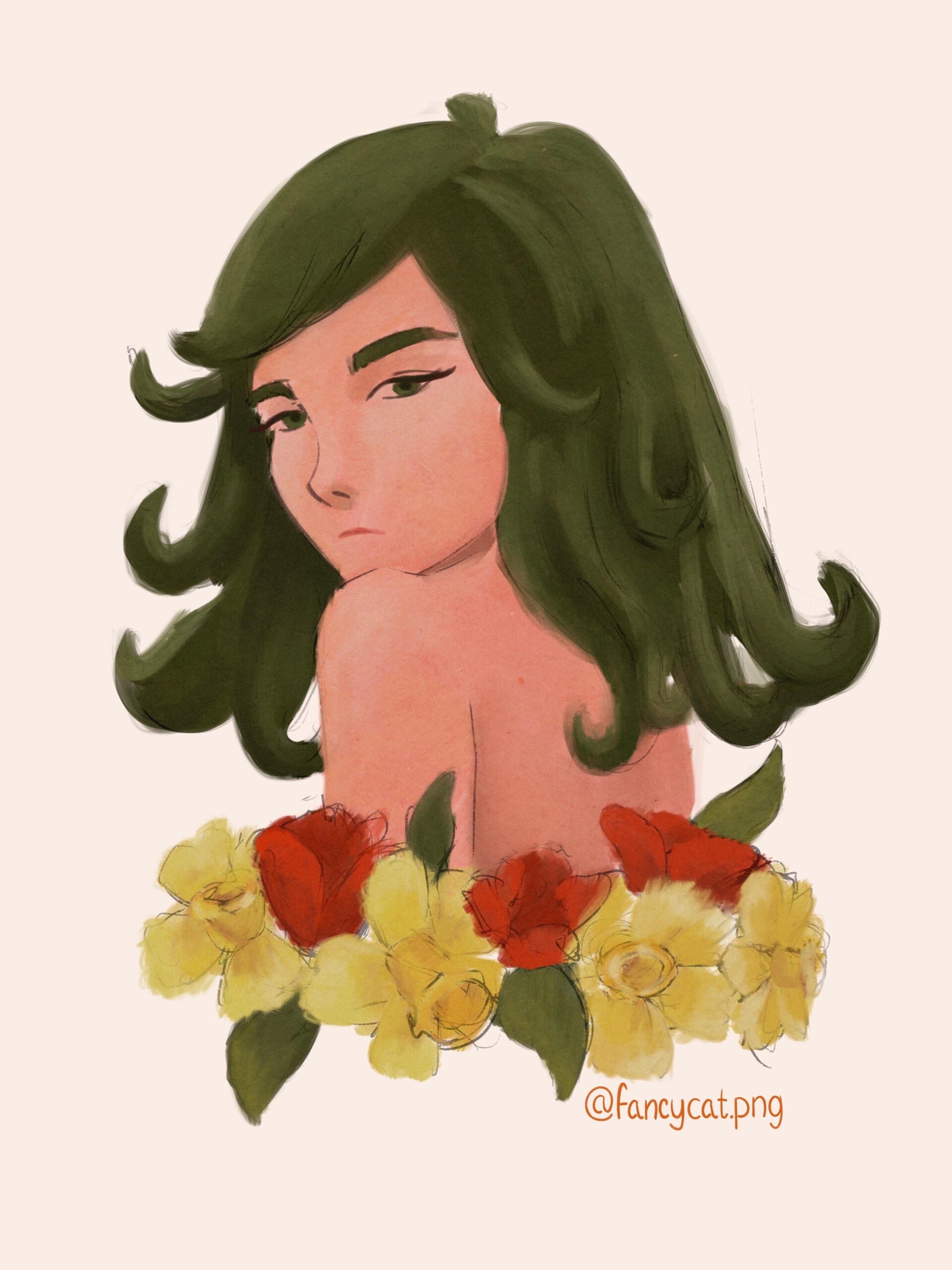 ArtStation - Spring girl