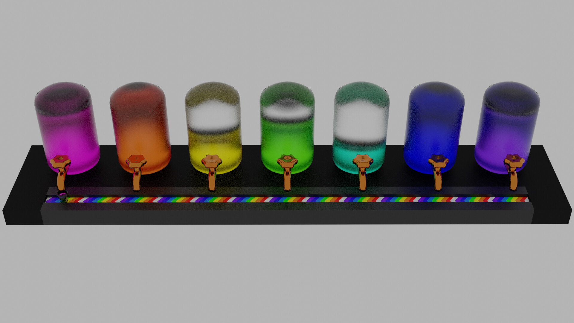 ArtStation - 3December 2020 Day 13: Colorful Fizzy Drinks