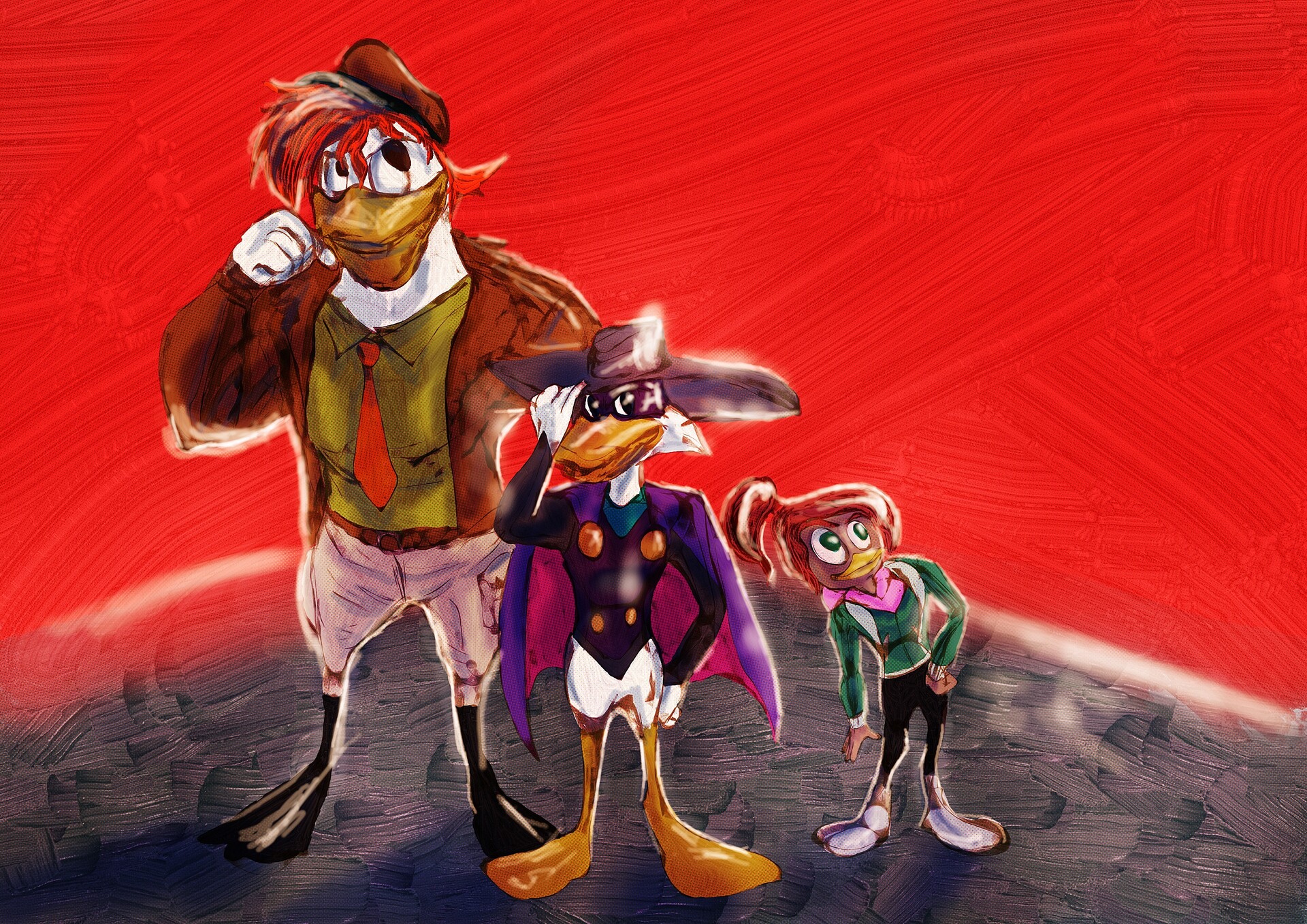 ArtStation - Darkwing Duck