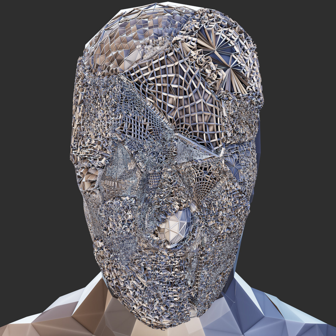 ArtStation - Wireframe man 2