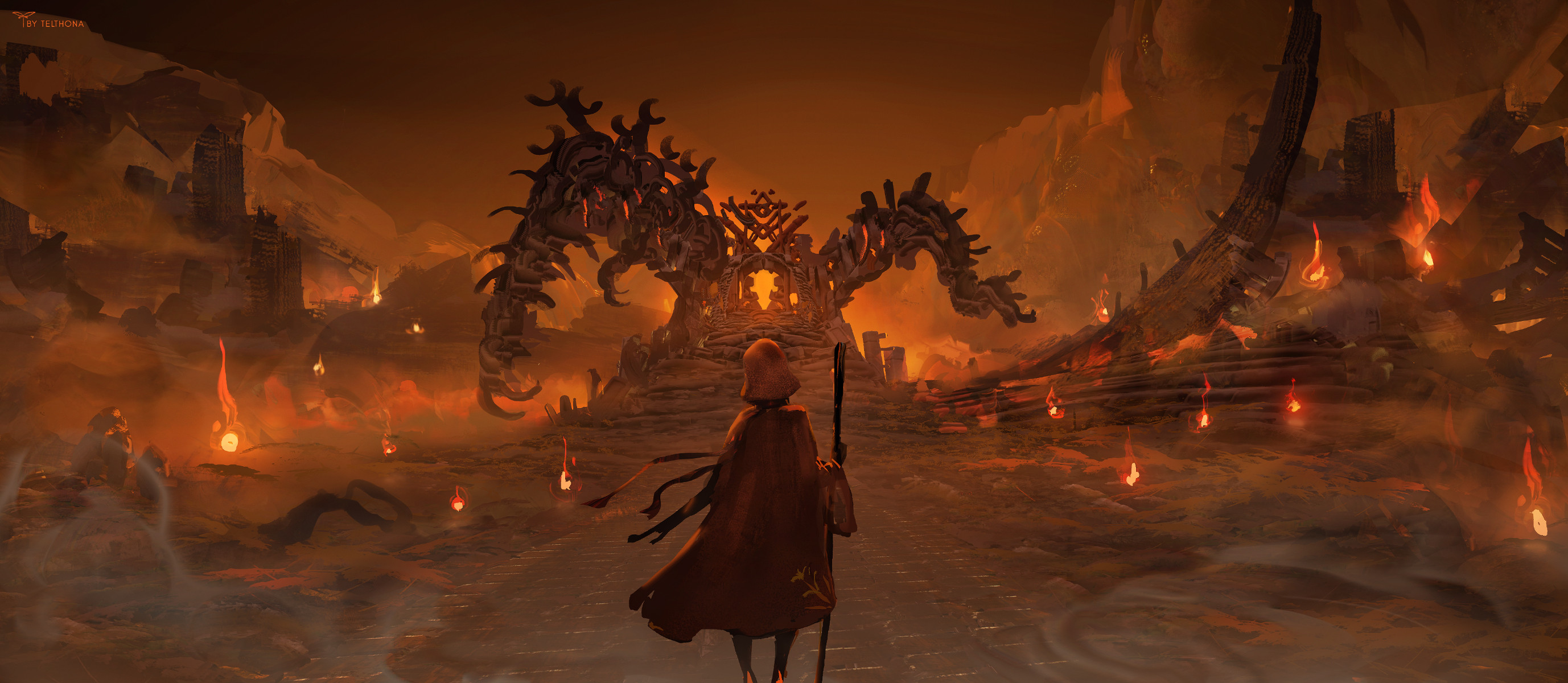 Minos Inferno by Vincenzo Pratticò : ImaginaryHellscapes