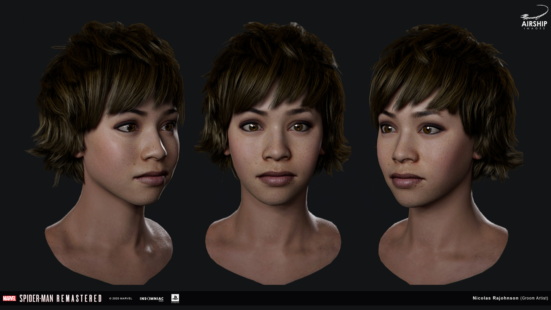 Nicolas Rajohnson - Spider-Man Miles Morales & Remastered : NPC Hair