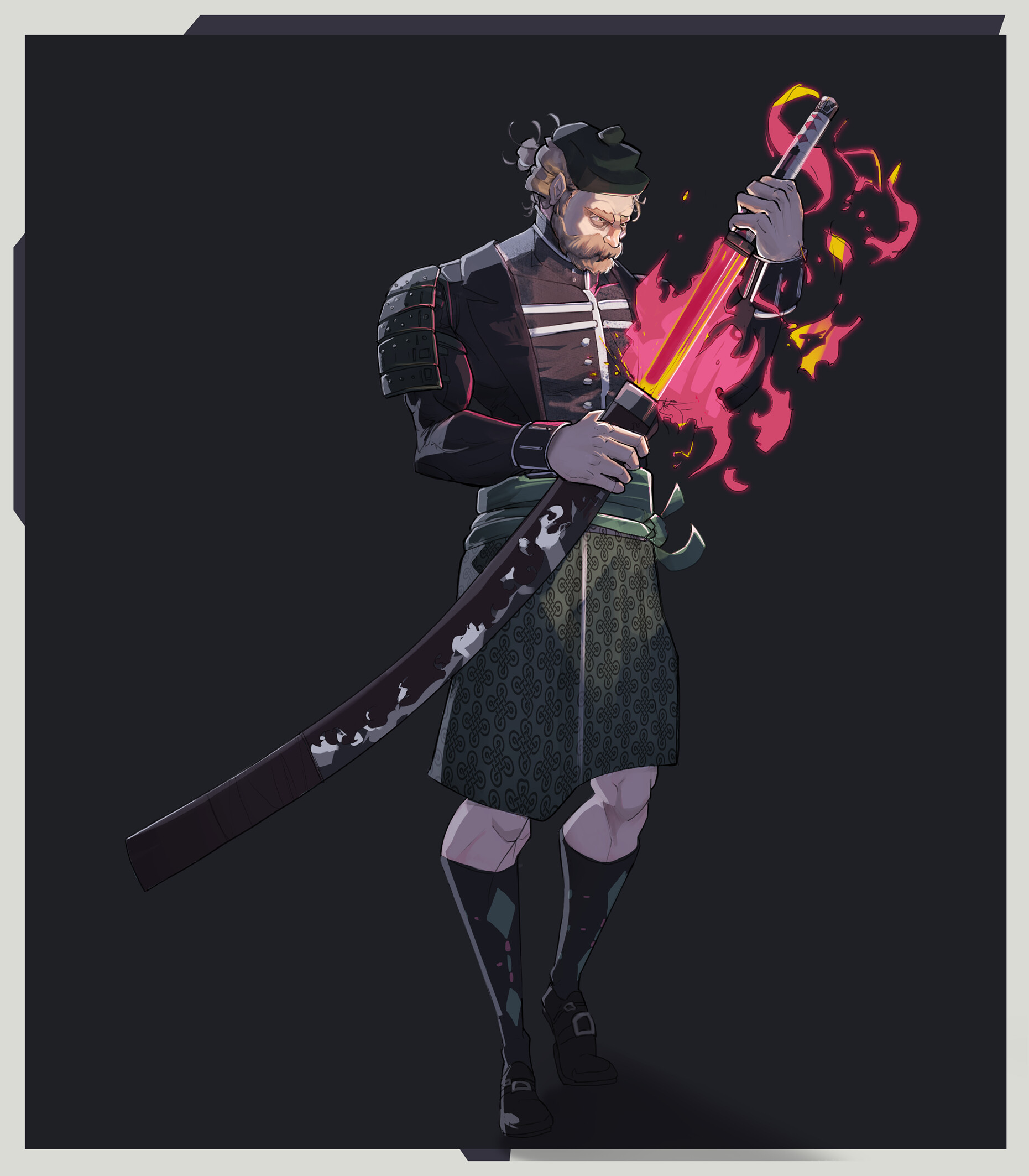 ArtStation - Cursed blade on foreign lands.