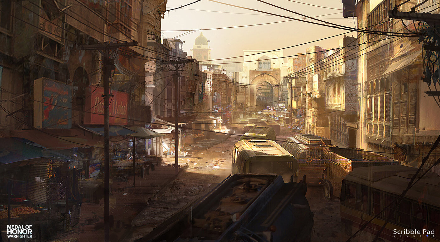 ArtStation - Environment Concept Art done for development of Medal of ...