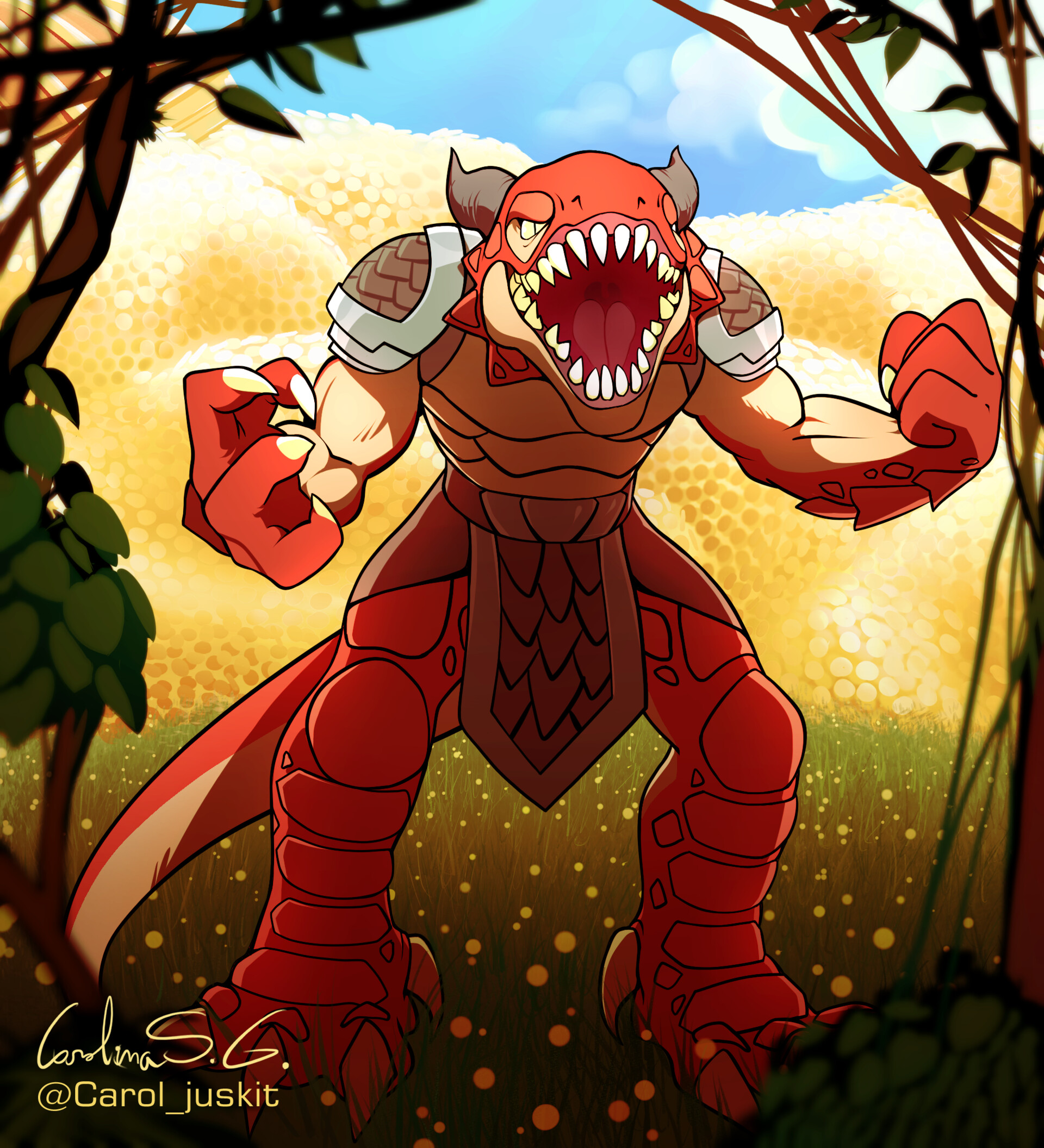 ArtStation - Ragnir in fangwild - Brawlhalla Fanart