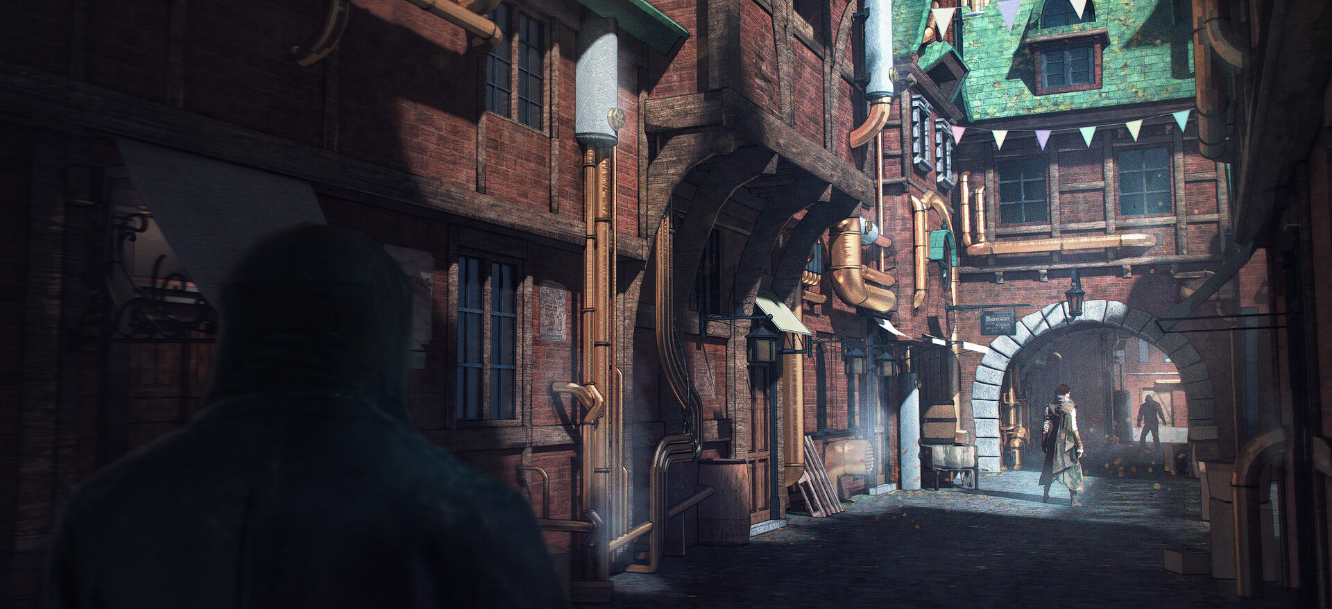 ArtStation - Steampunk Alley