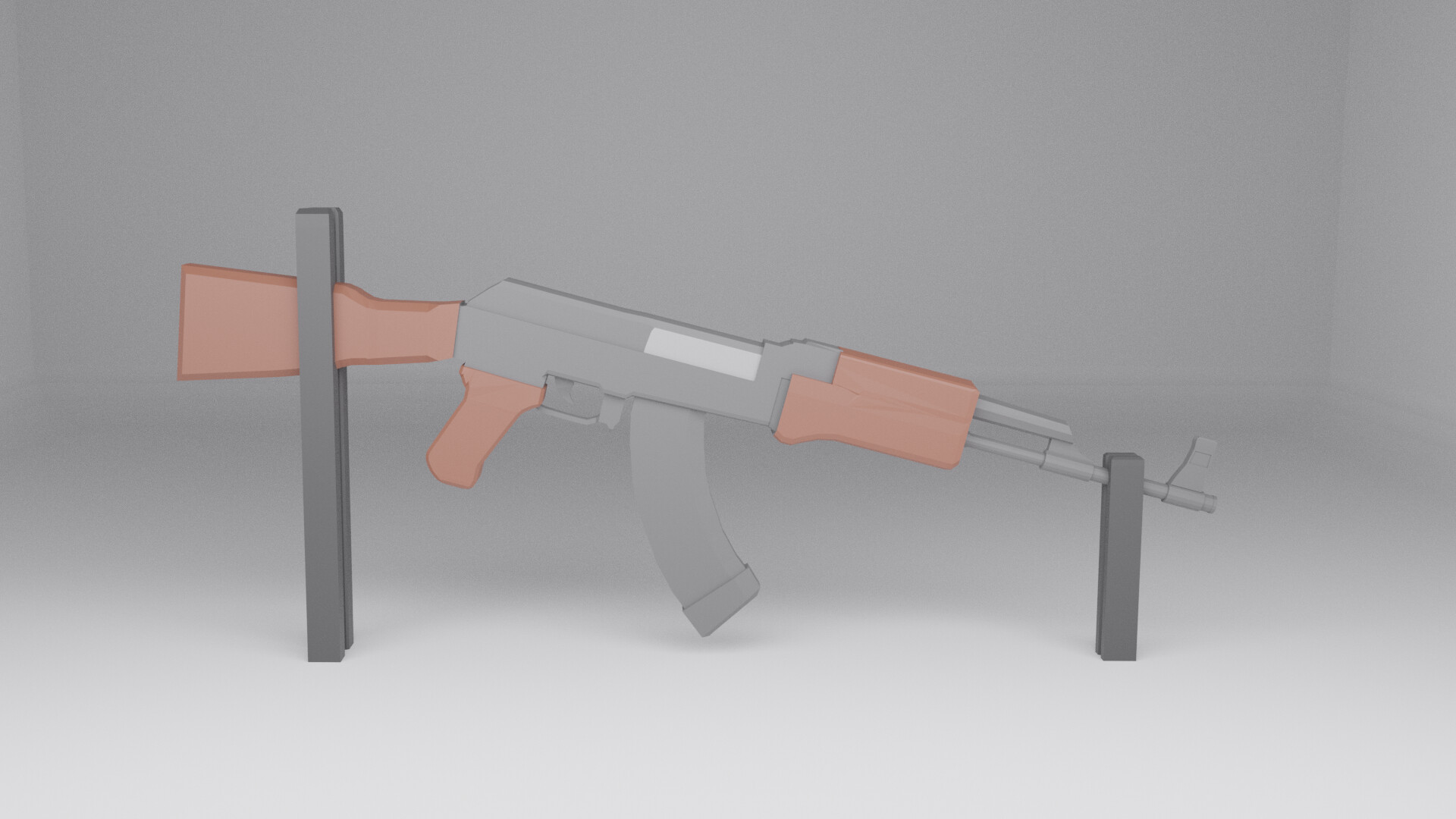 Andu Bunea - Low poly Ak-47