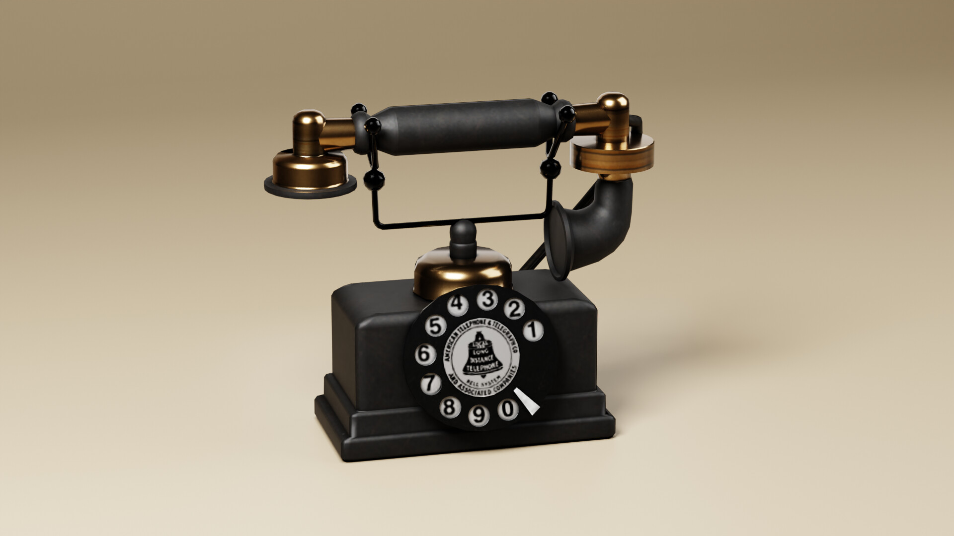 ArtStation - Retro telephone