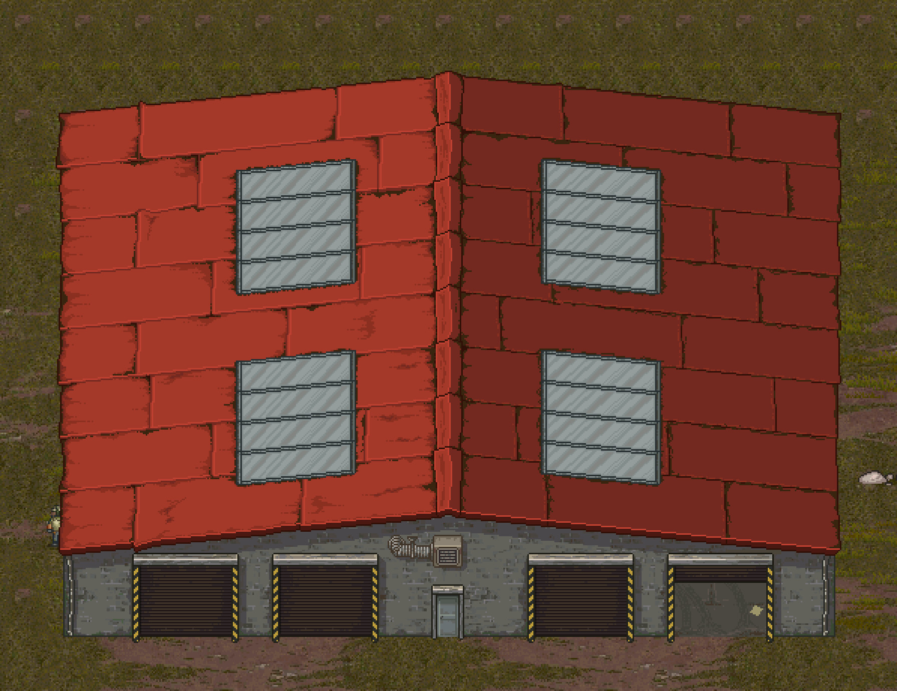 ArtStation - Pixel Art MDZ2 Large Warehouse Gif Animation