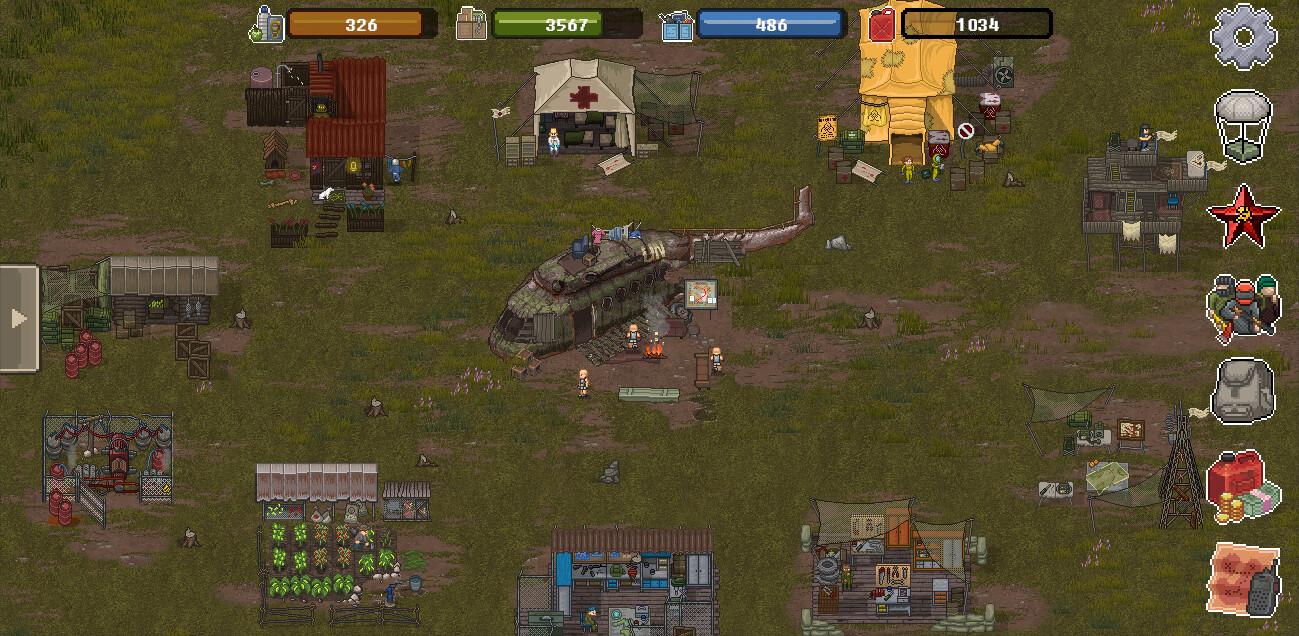 Jonathan "Dulcahn" Dodd - Pixel Art MDZ2 Base Camp Game Screenshot