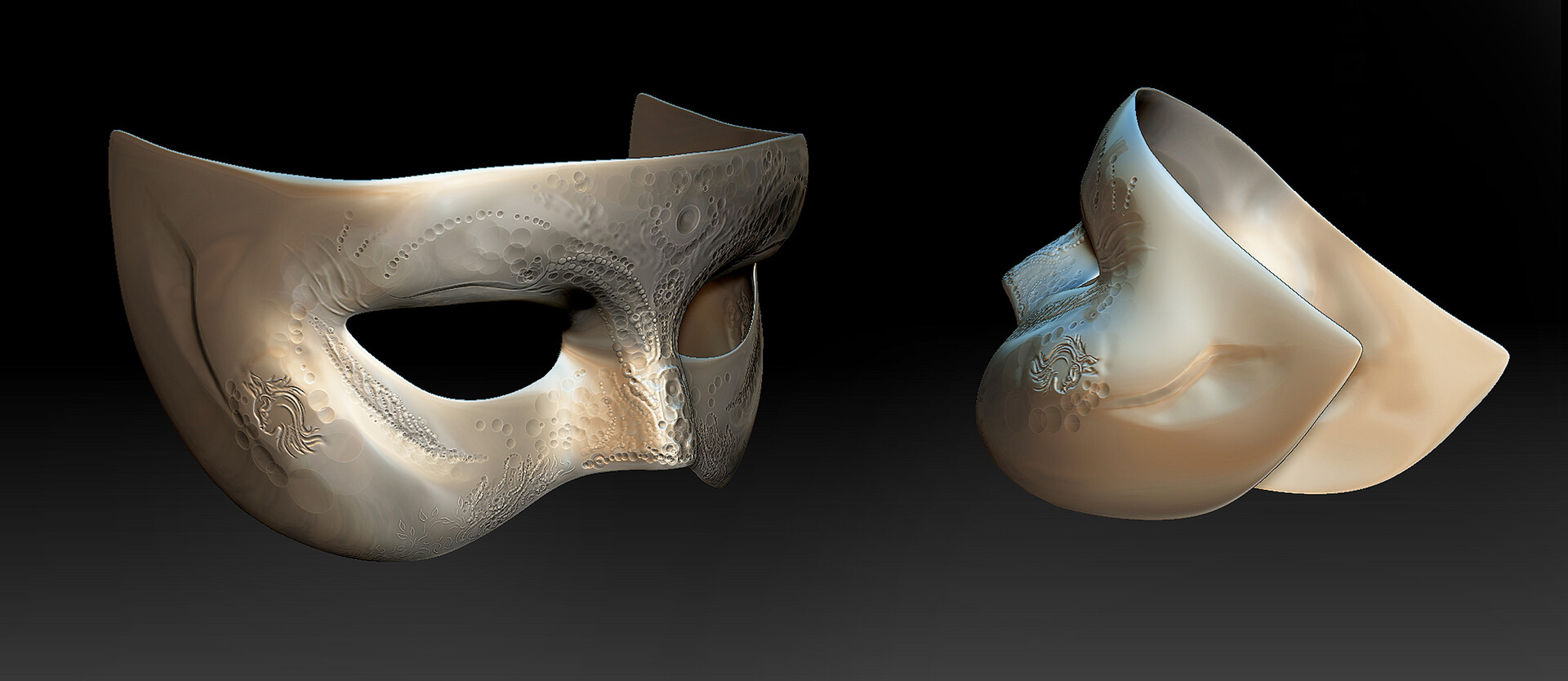ArtStation - Domino Mask Rome - 3D Print
