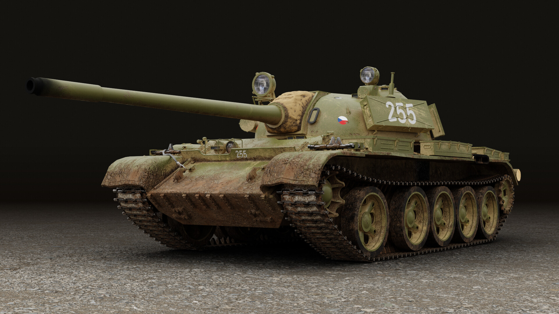 ArtStation - T-55A - Gameready