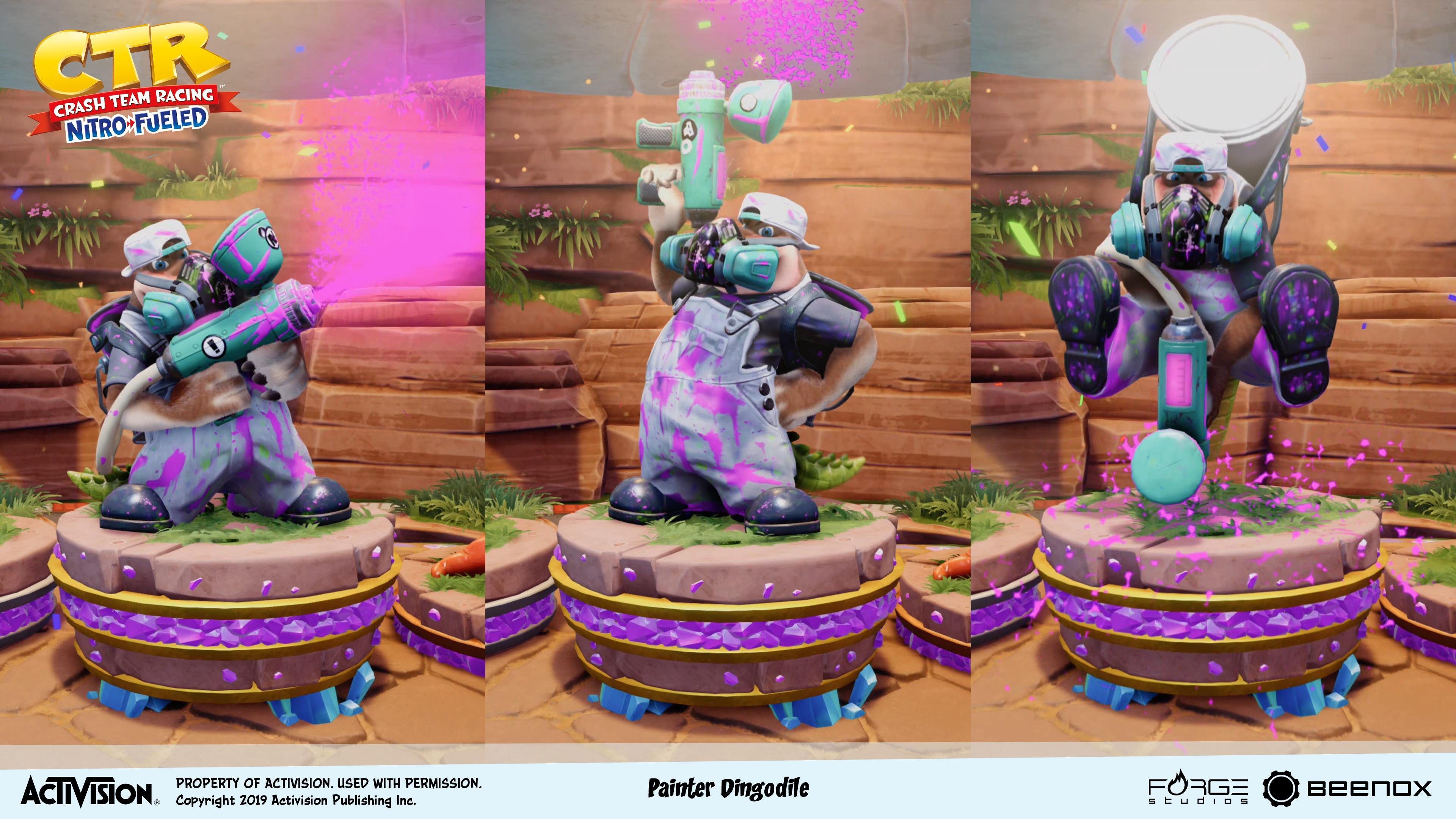 FORGE STUDIOS - CTR Dingodile Skins