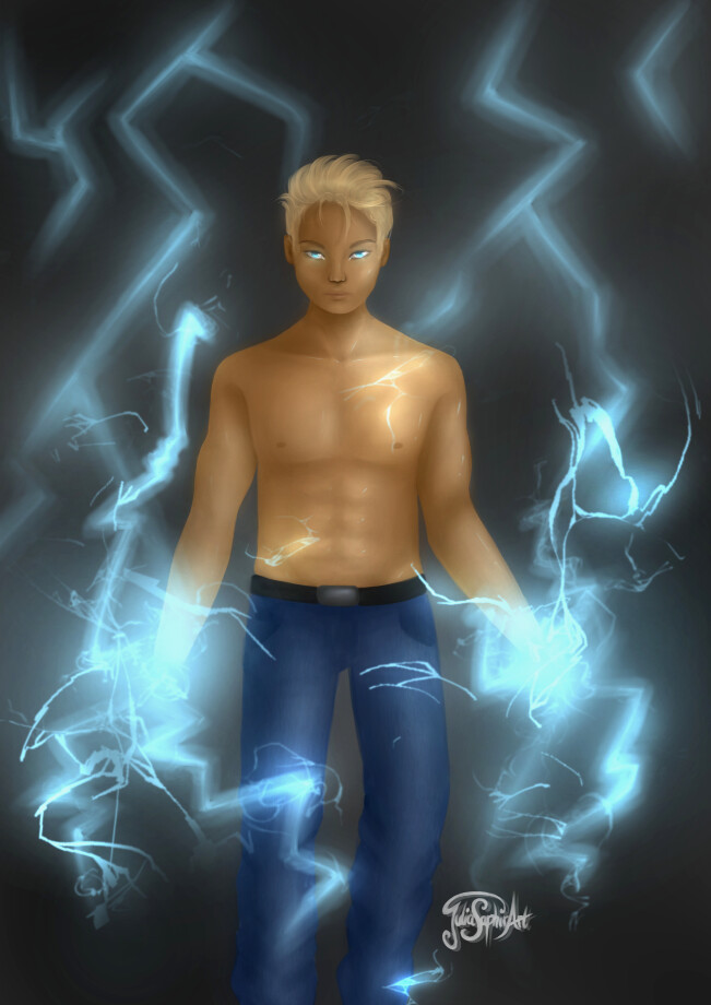 ArtStation - Lightning Digital Painting