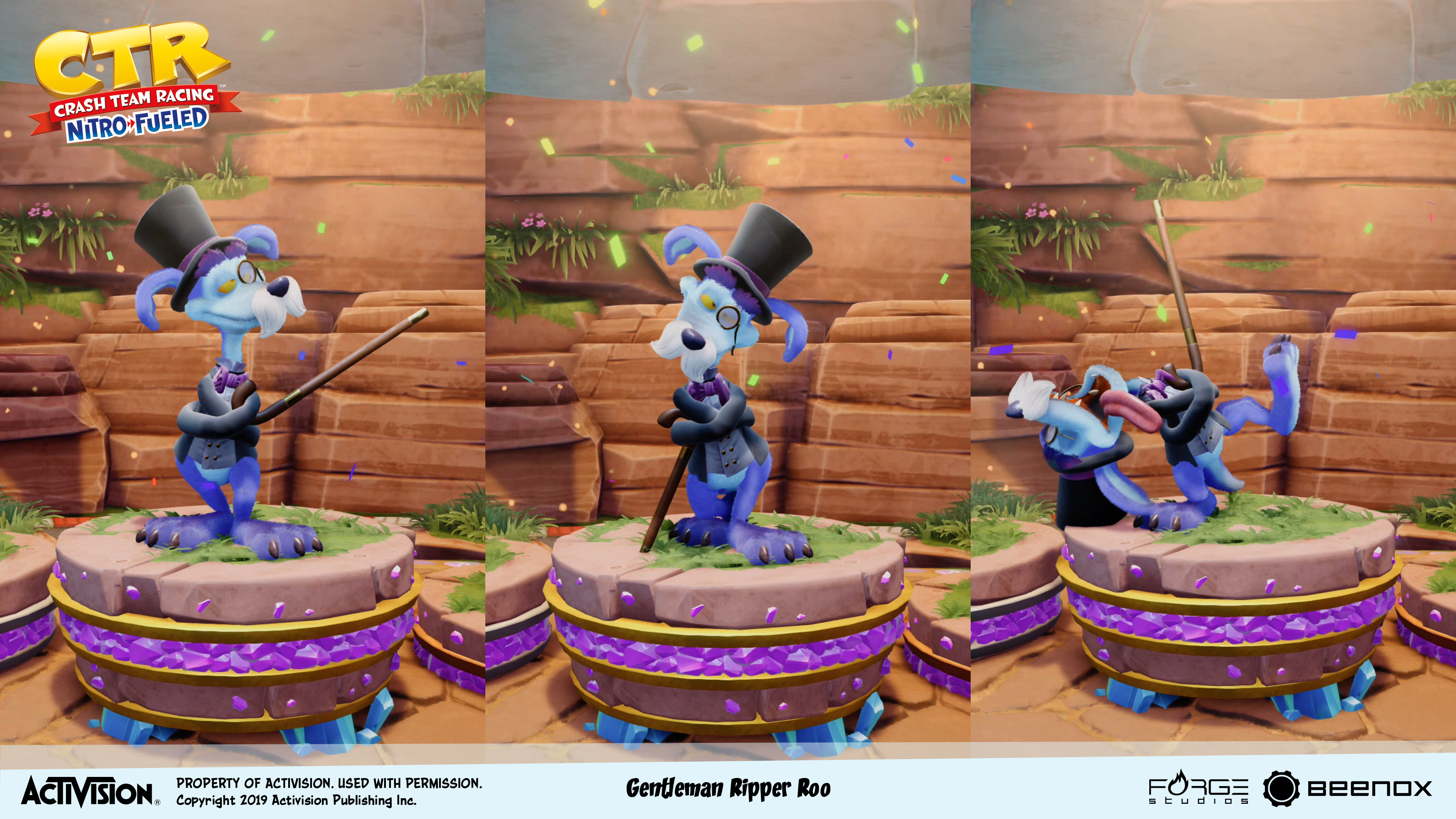 Crash Team Racing Character Ripper Roo